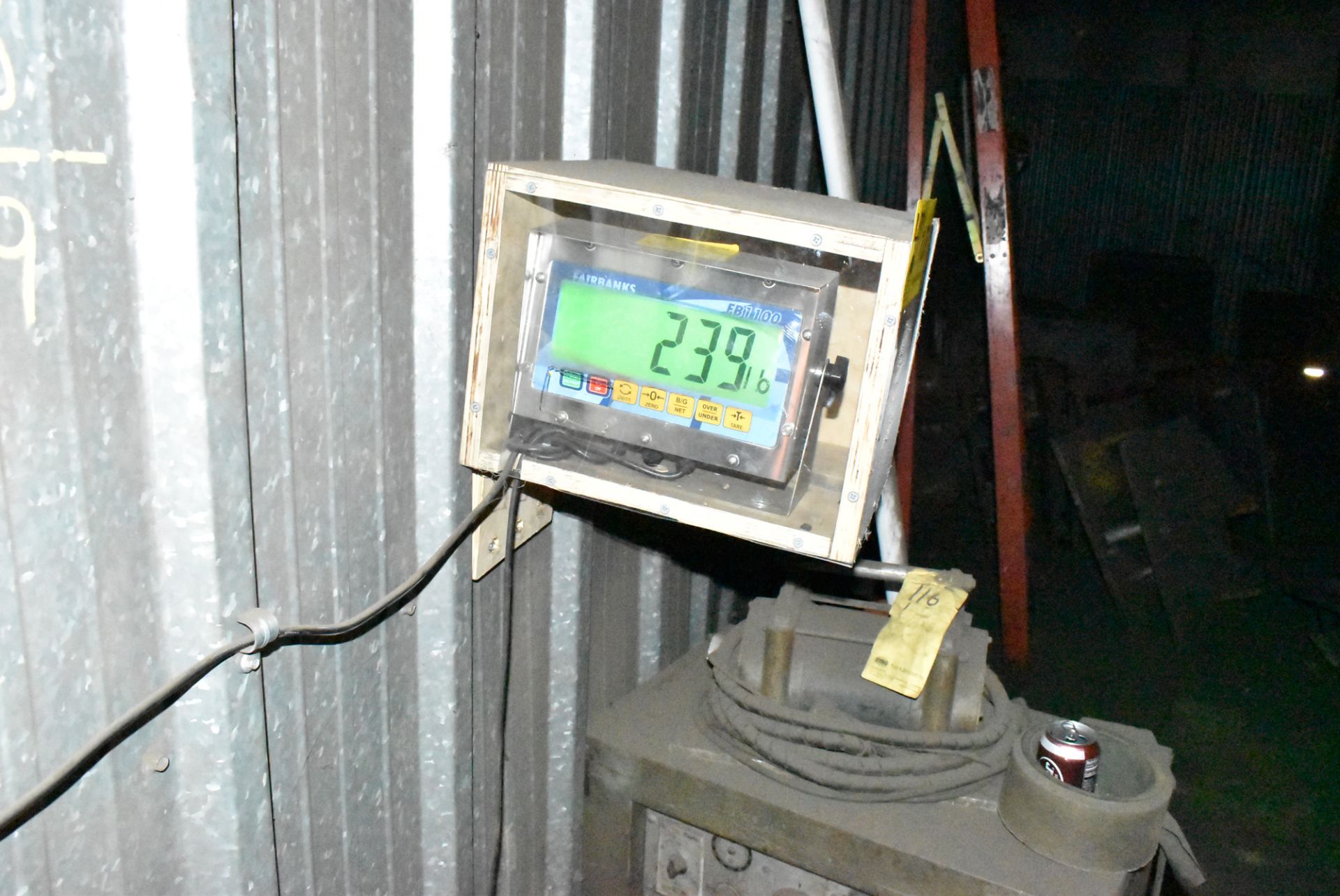 FAIRBANKS FB1100 DIGITAL PLATFORM FLOOR SCALE, S/N N/A