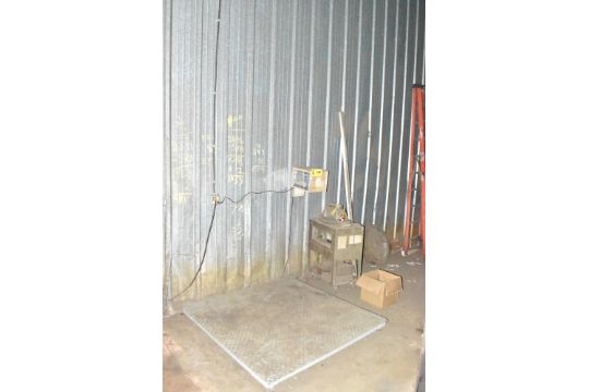 FAIRBANKS FB1100 DIGITAL PLATFORM FLOOR SCALE, S/N N/A