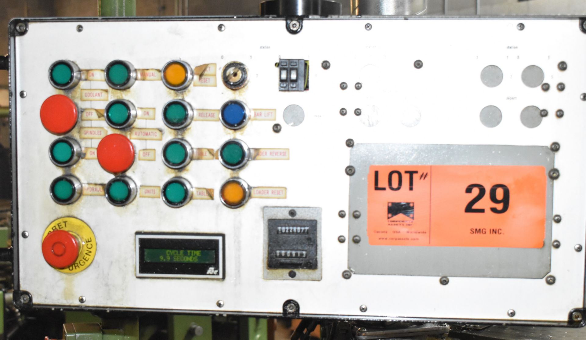 HYDROMAT HB 45-12 ROTARY TRANSFER MACHINE WITH DIGITAL MICROPROCESSOR ...