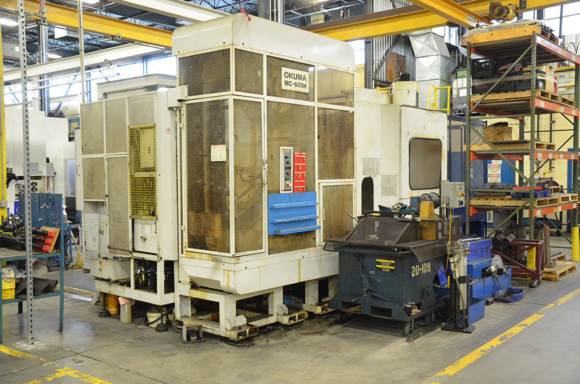 OKUMA (2003) MC-600H CNC MULTI-PALLET HORIZONTAL MACHINING CENTER WITH ...