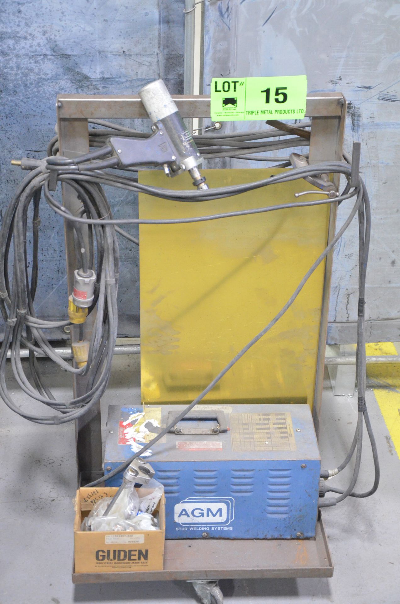 AGM LS-400 PORTABLE STUD WELDER, 110V/1PH/60HZ, S/N: 192367
