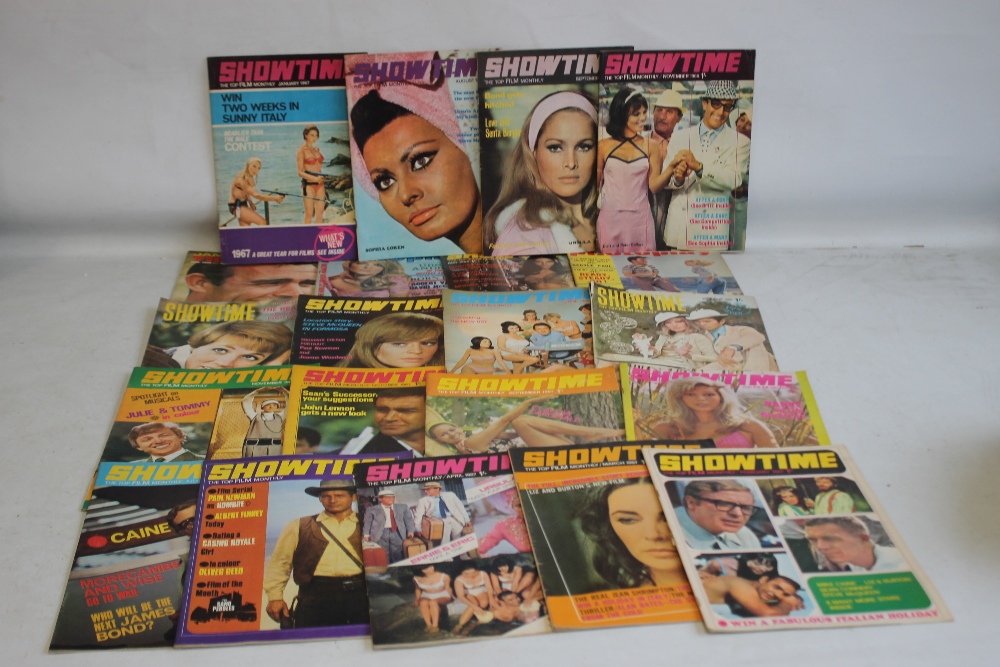 1960S FILM MAGAZINES- EIGHTEEN SHOWTIME AND TWO PHOTOPLAY FEATURING THE ...