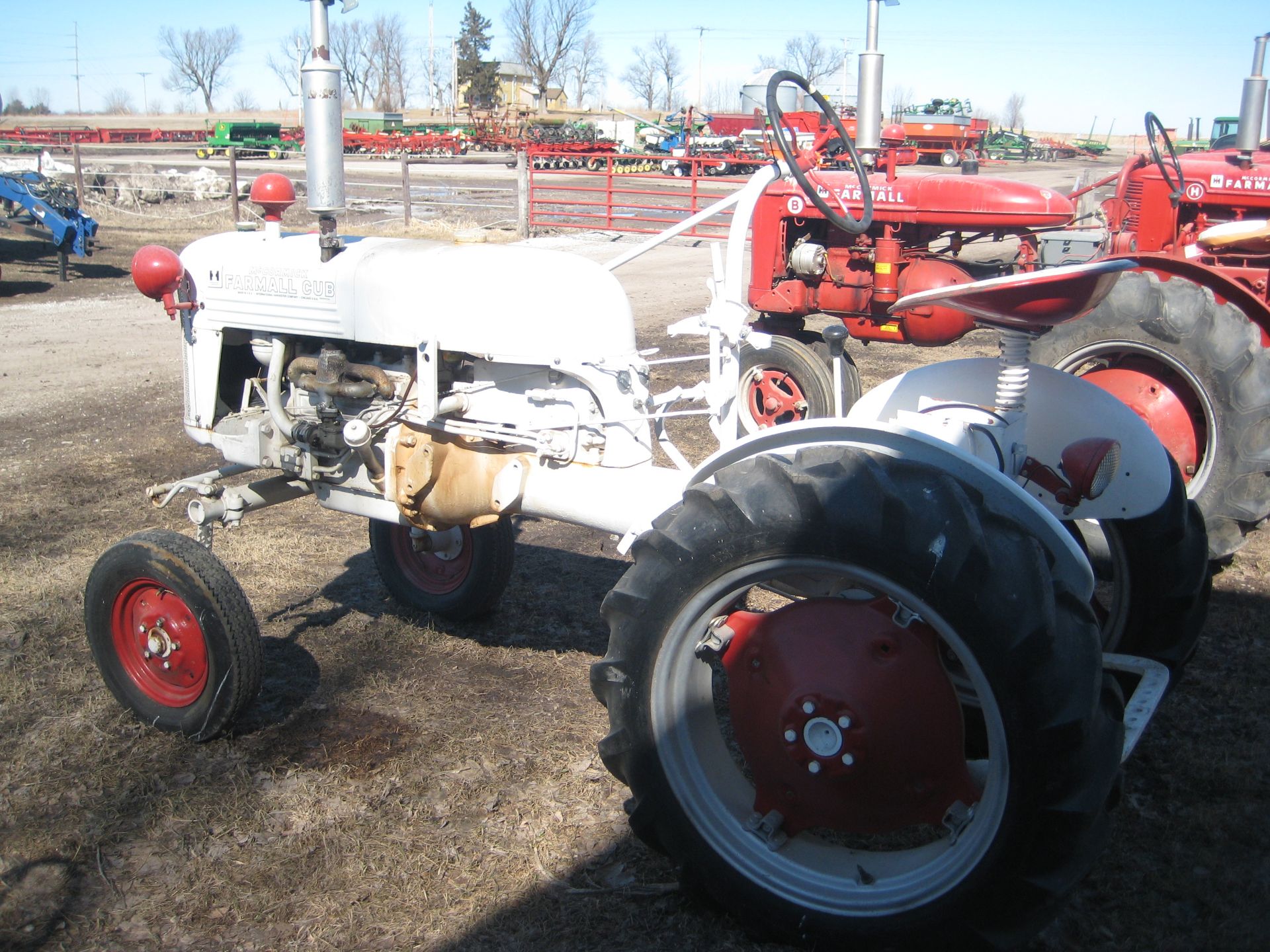 FARMALL CUB, SN-100646, WHITE DEMONSTRATOR AL KOCKLER COLLECTION FOR ...