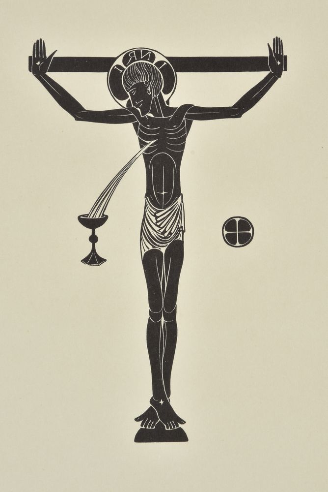 Eric Gill (British 1882-1940) A collection of 22 wood engravings of ...
