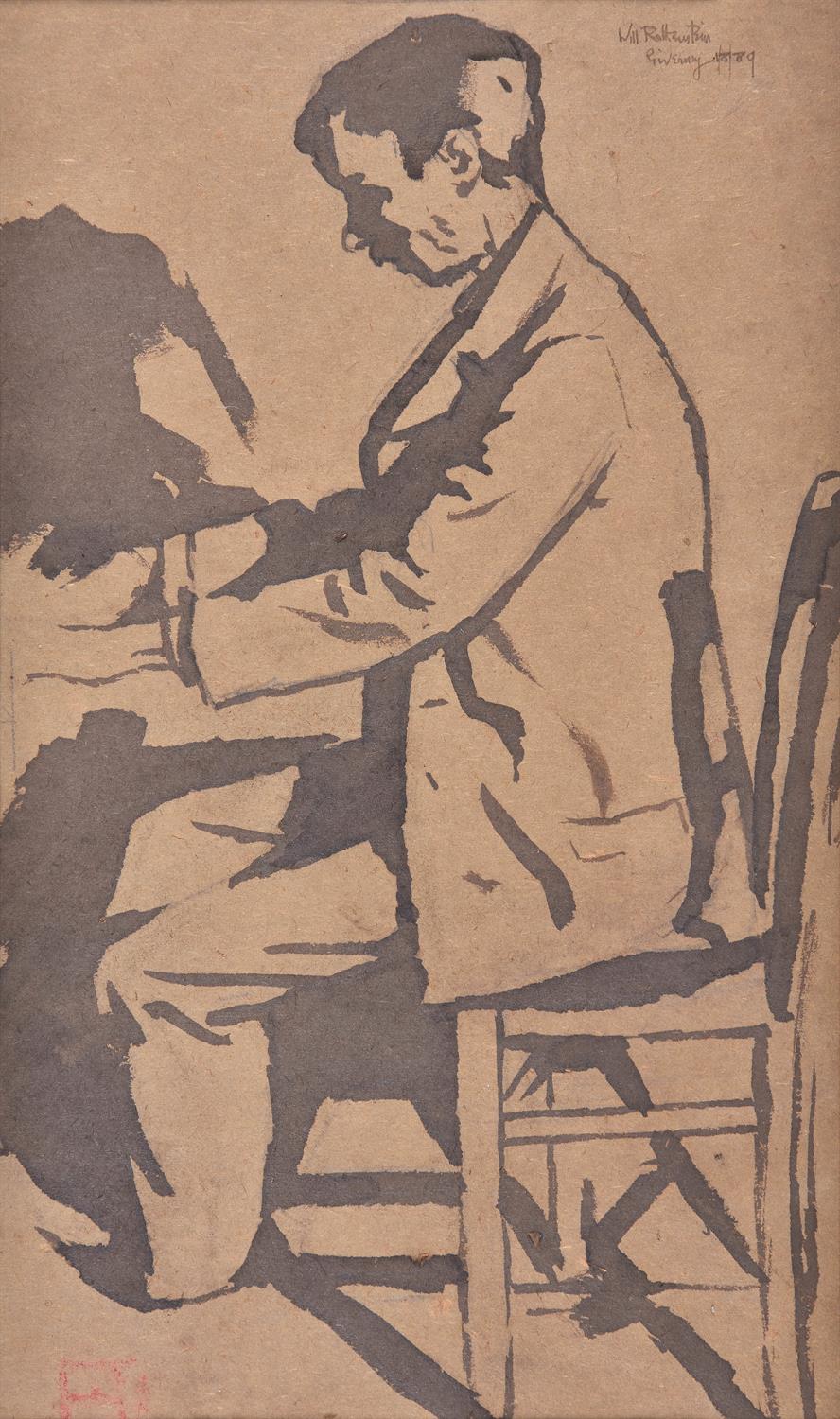 Sir William Rothenstein (British 1872-1945)The Piano Player, 1 August ...