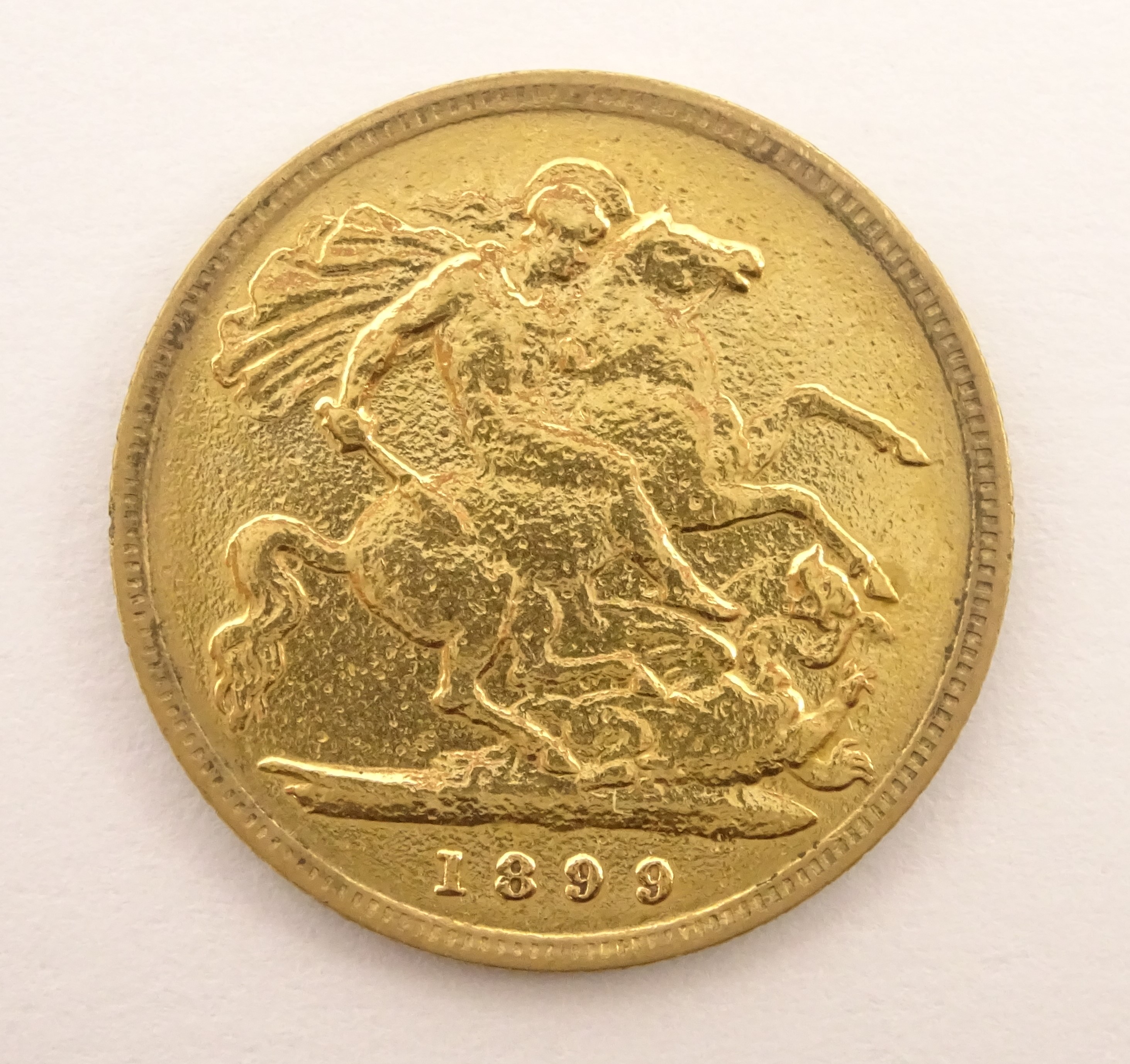 Queen Victoria 1899 gold half sovereign Condition Report & Further ...