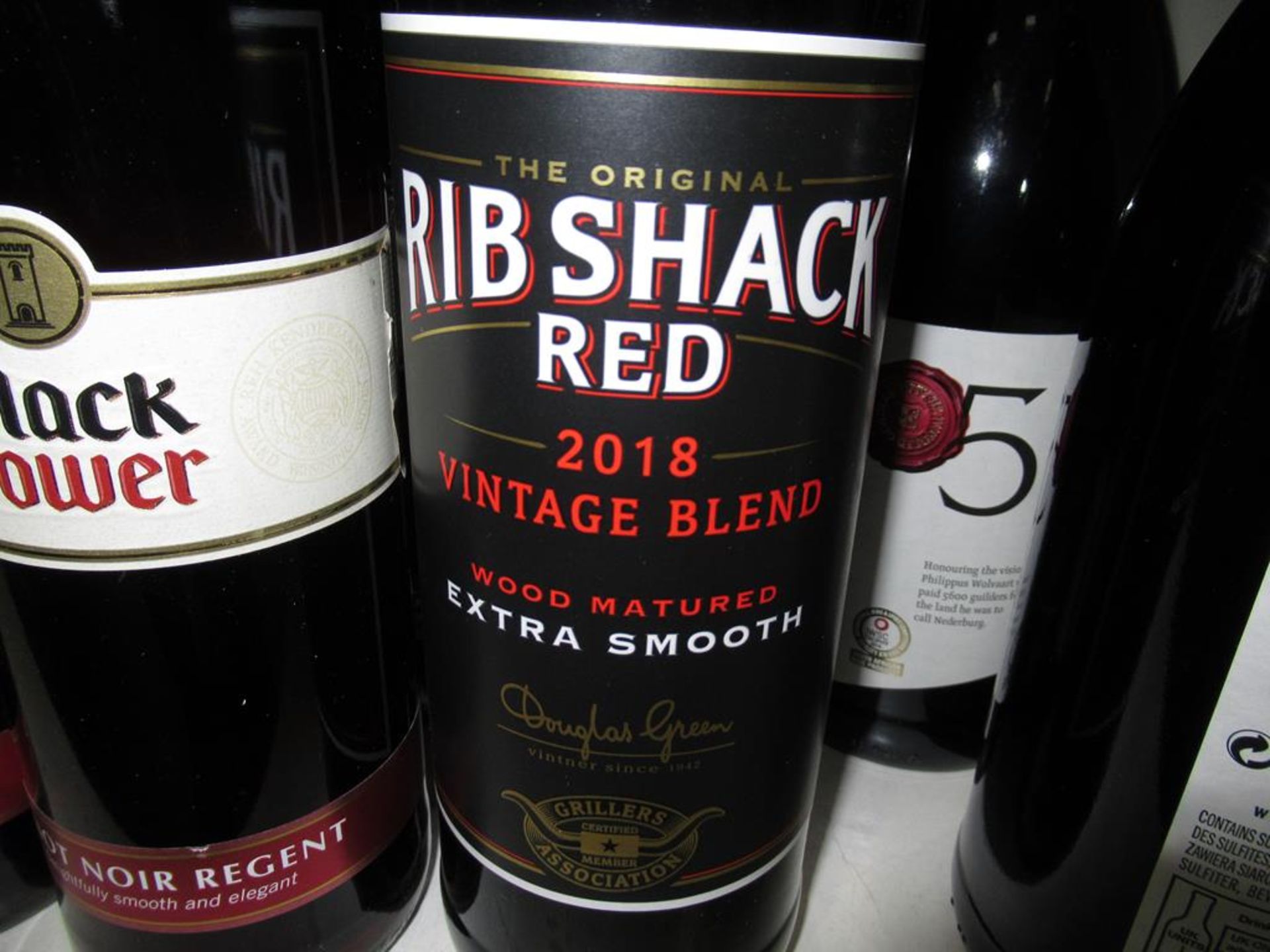 Six bottles of Black Tower Pinot Noir Regent red wine (75cl, 12% Vol ...