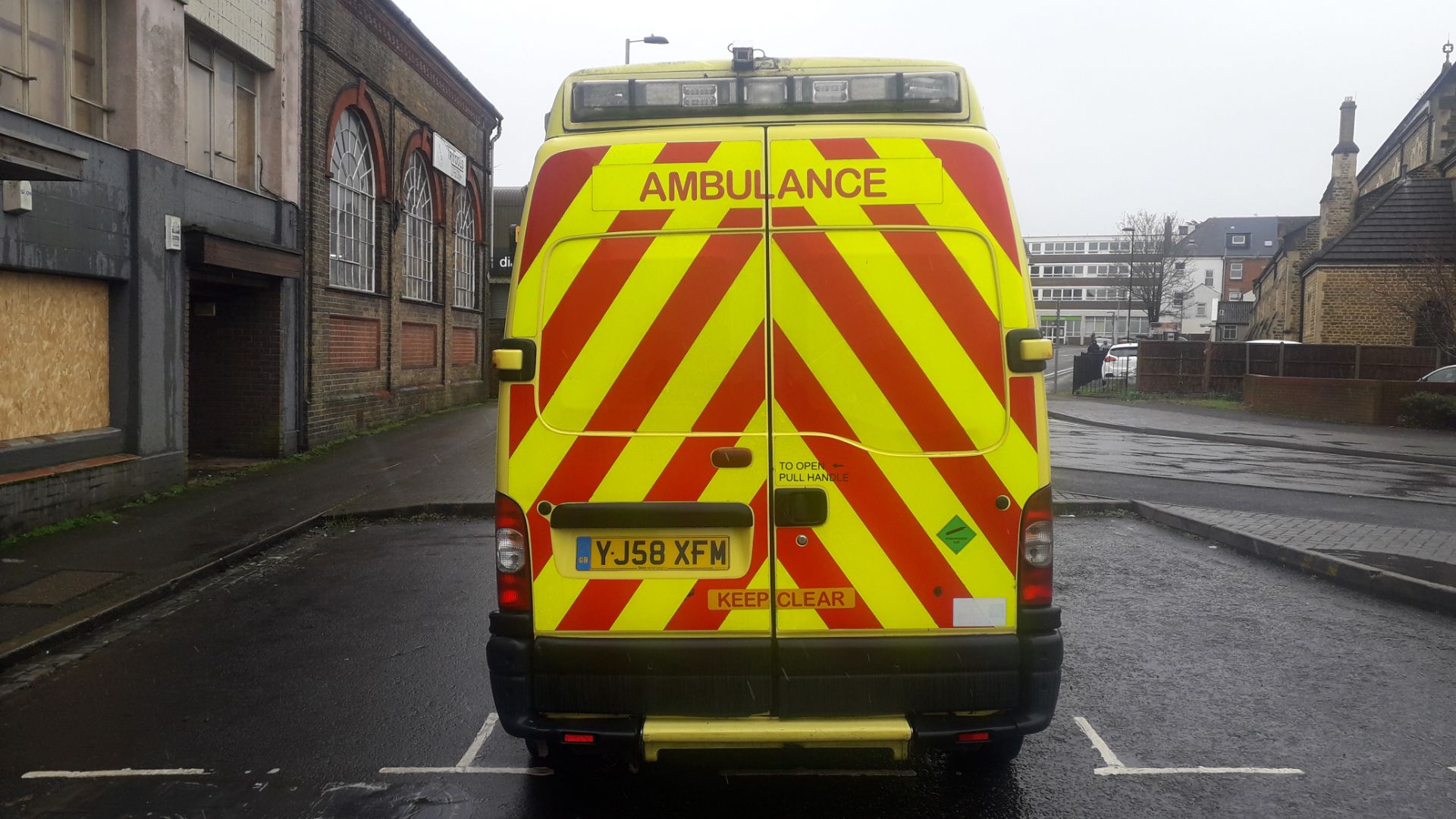 Ambulance Vauxhall Movano Registration YJ58 XFM, Odometer 168,711 miles ...