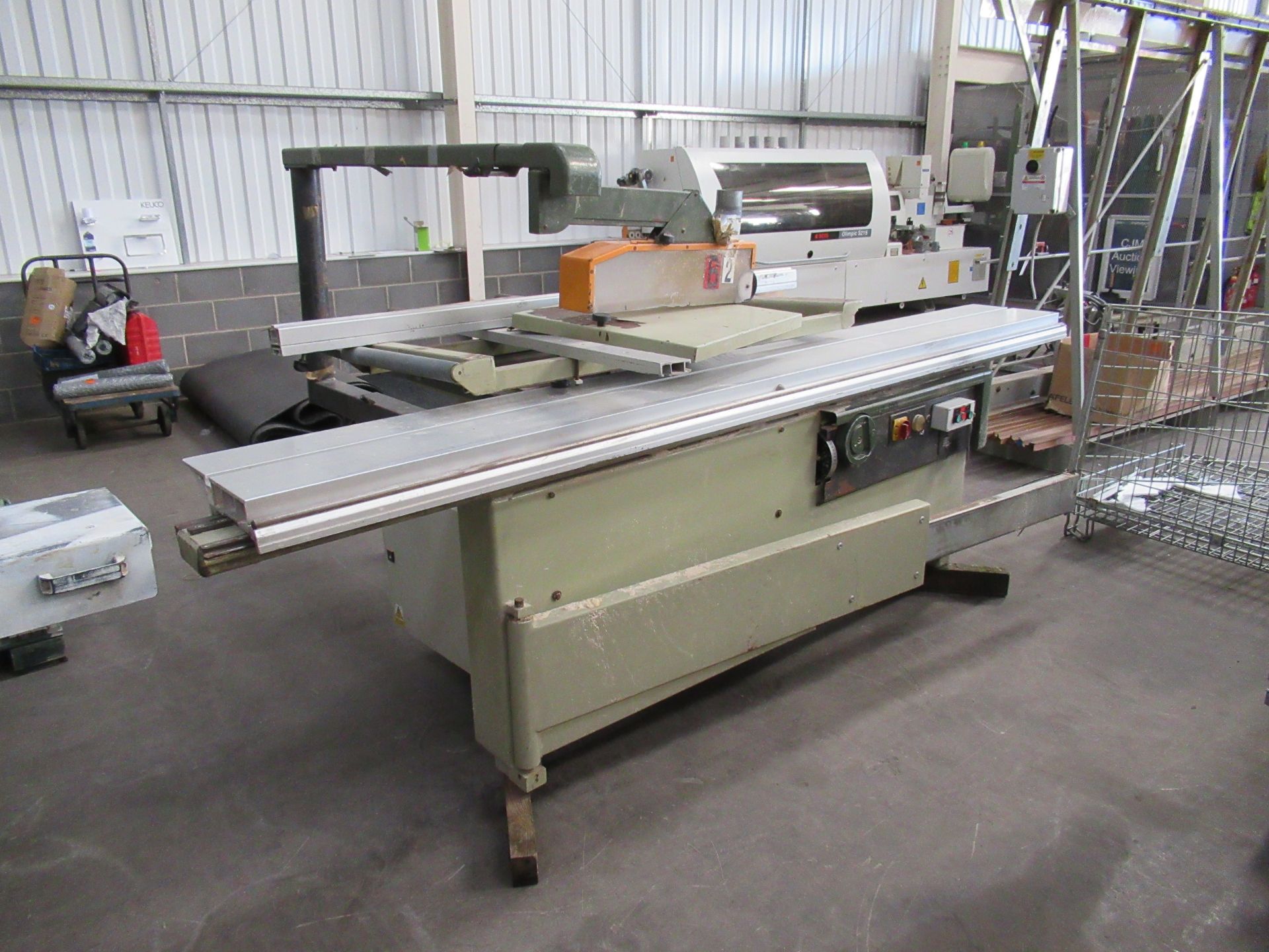 SCM S116 WA Panel Saw, 415V 3 phase, 50Hz, S/N: AB 71062 Please note ...