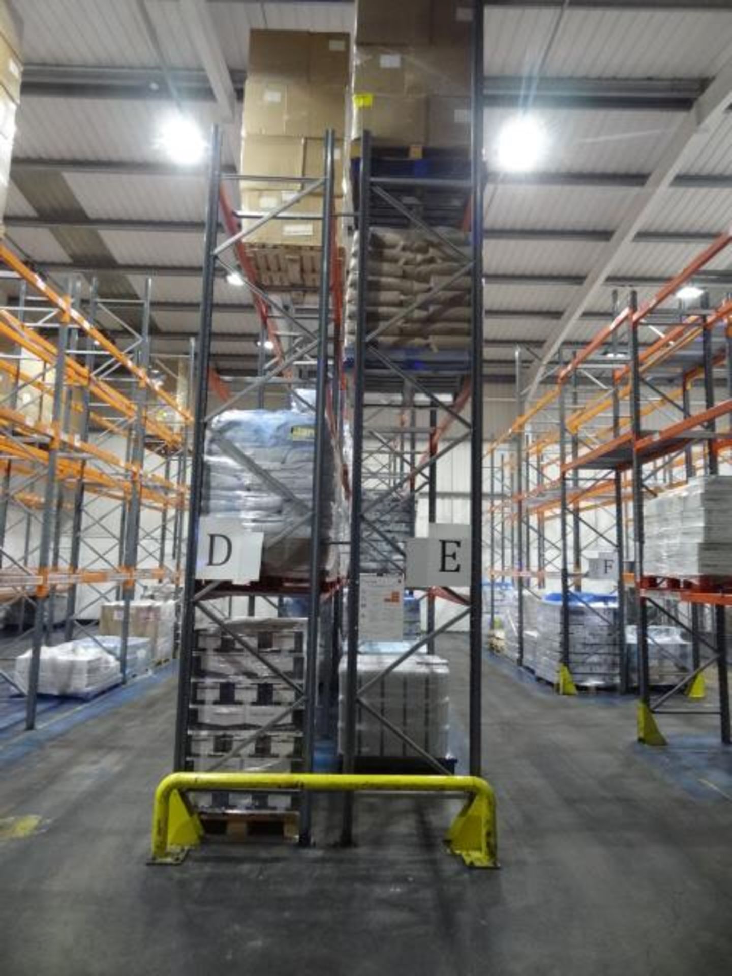 Pallet Racking - Dexion. 42 Bays. 32 uprights at 5 mtrs x 900. 19 ...