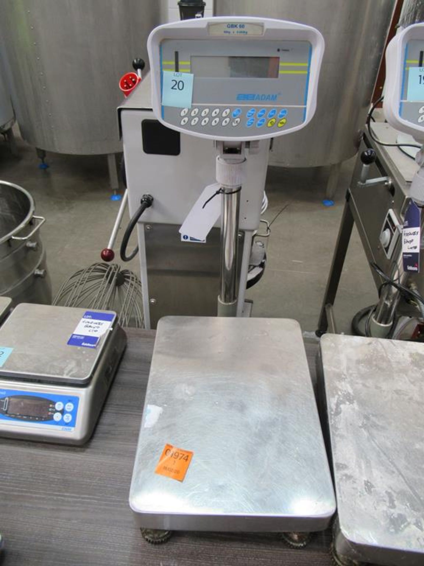 AE Adam GBK60 Electric Digital Scales capacity 60Kg x 0.002Kg
