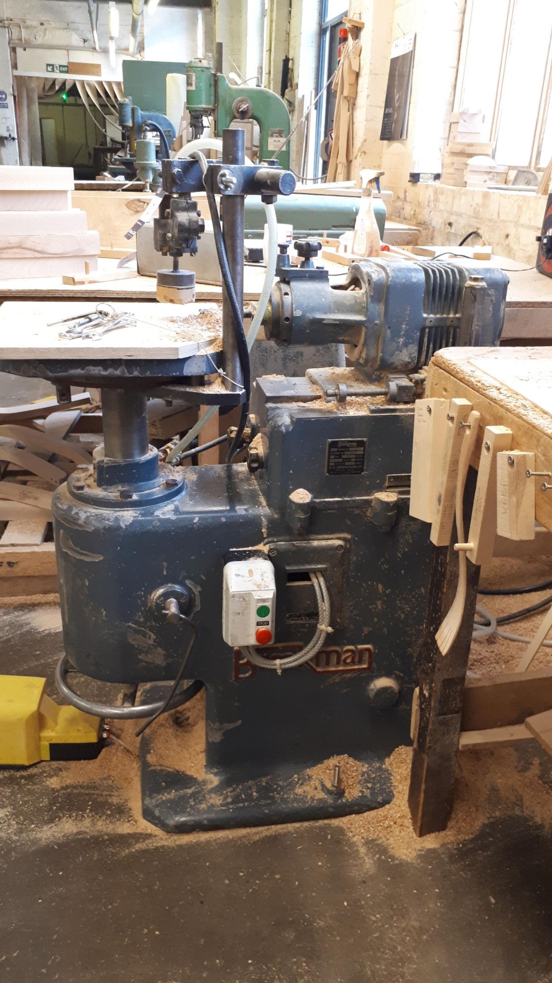 Brookman 78A twin drill borer *Please note, the machine is hard wired ...