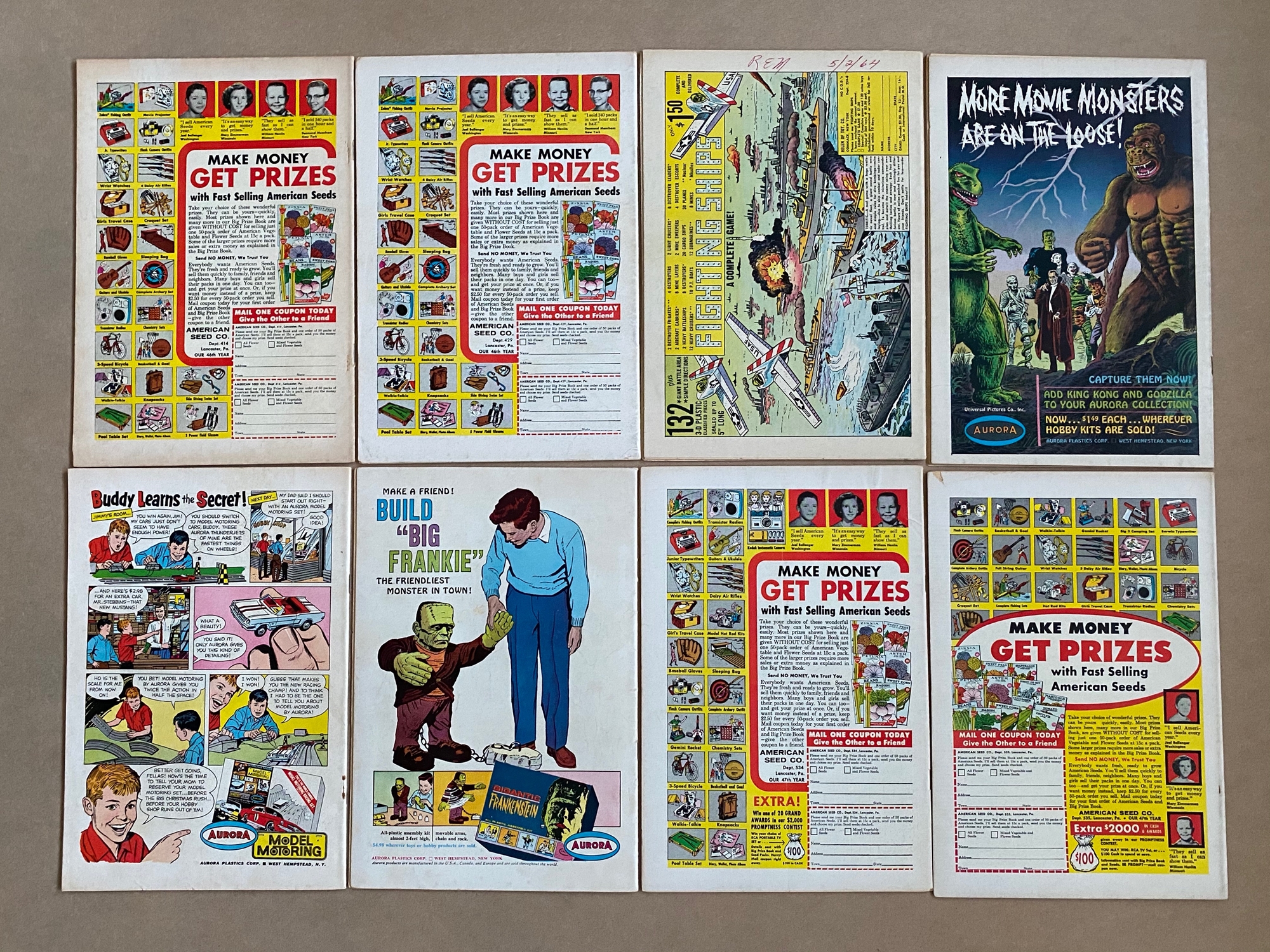 ACTION COMICS #311, 312, 313, 318, 320, 321, 322, 323 (8 in Lot ...