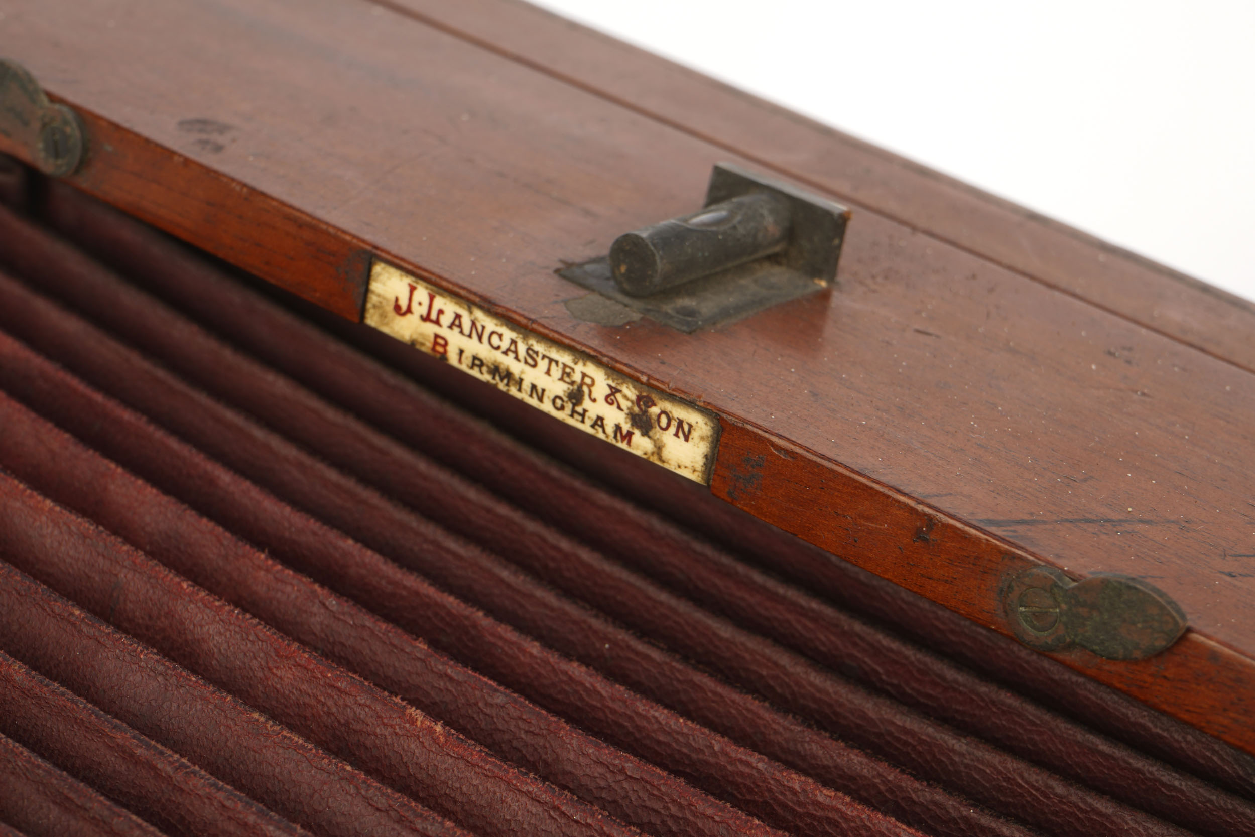 A J. Lancaster & Sons Stereo Instantograph Mahogany Field Camera, 1891 ...