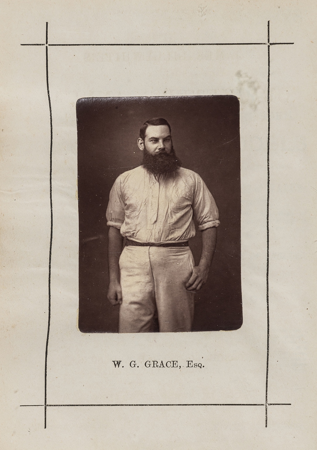 NO RESERVE Cricket.- Lillywhite (James) James Lillywhite's Cricketers ...