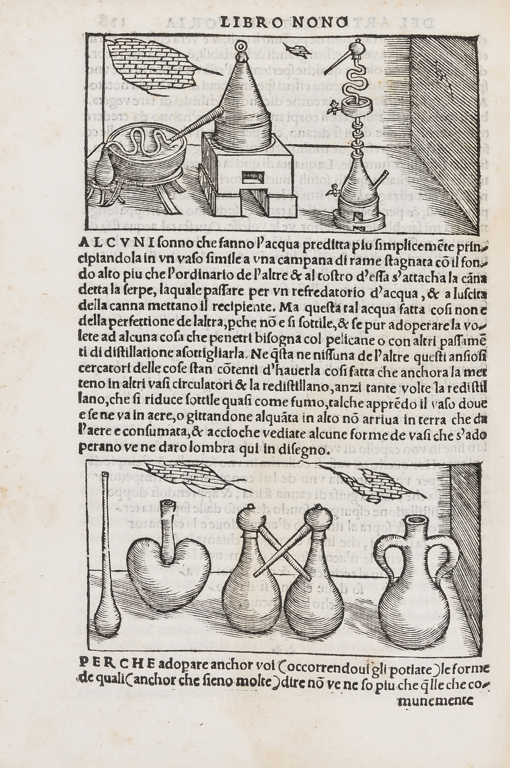 Metallurgy.- Biringuccio (Vannoccio) De la Pirotechnia. Libri X. Dove ...