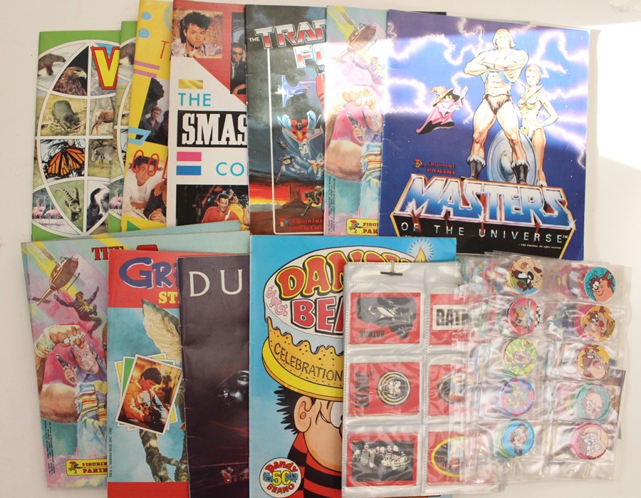 Panini: A collection of various Panini Sticker Albums to comprise: WWF ...