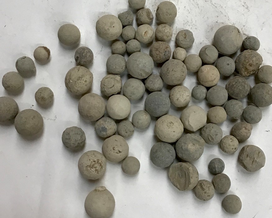 A large group of Pistol & Musket balls, 16/17th Century AD