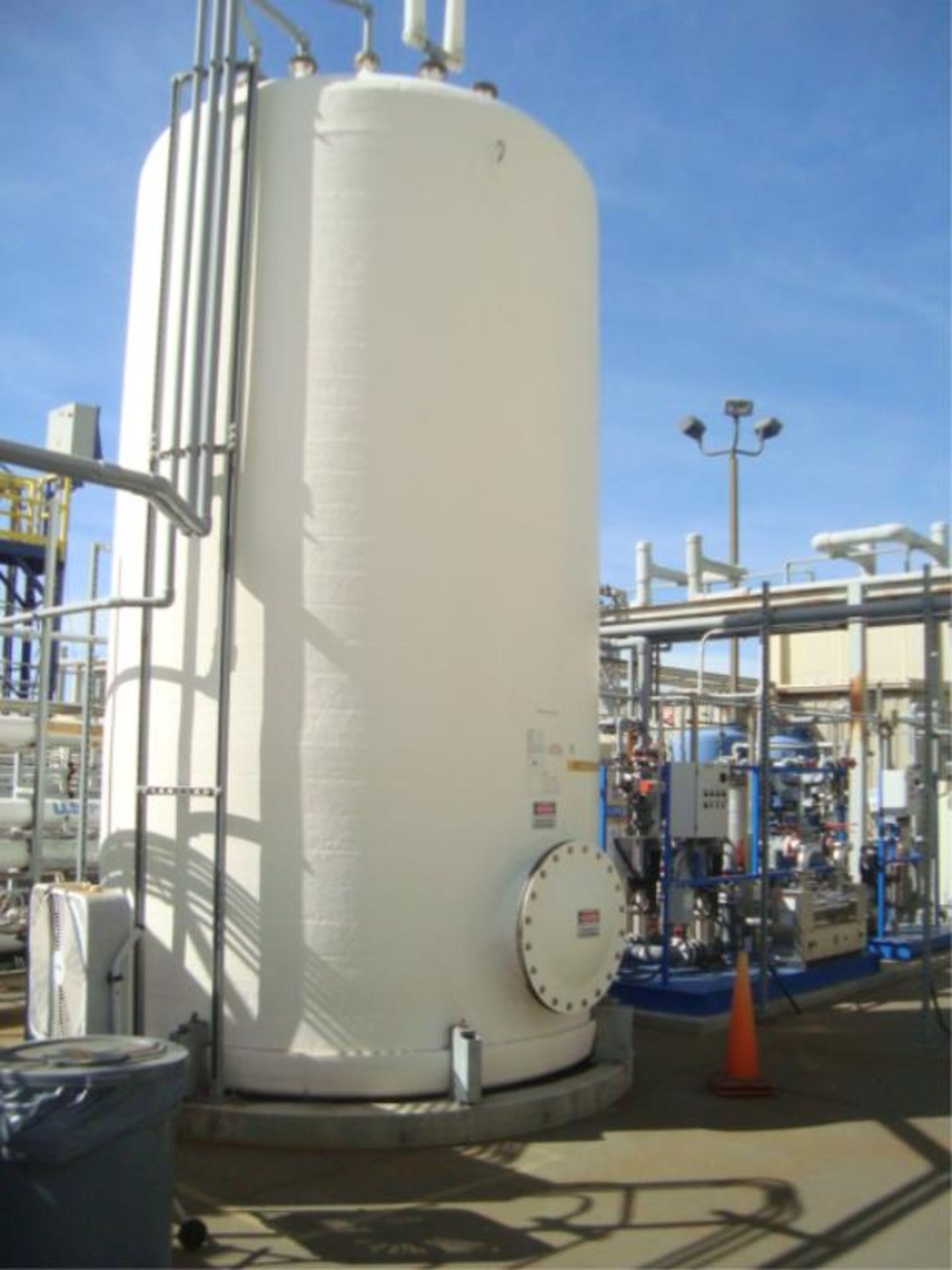 Design Tanks 7500 Gallon Capacity RO Recovery Tank, Pressure/Vacuum ...