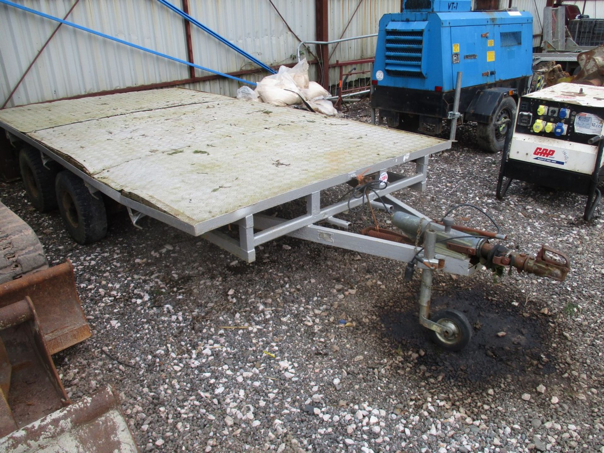 10FT FLATBED TRAILER Item Location: Husseys, Exeter, EX4 2HH Note ...