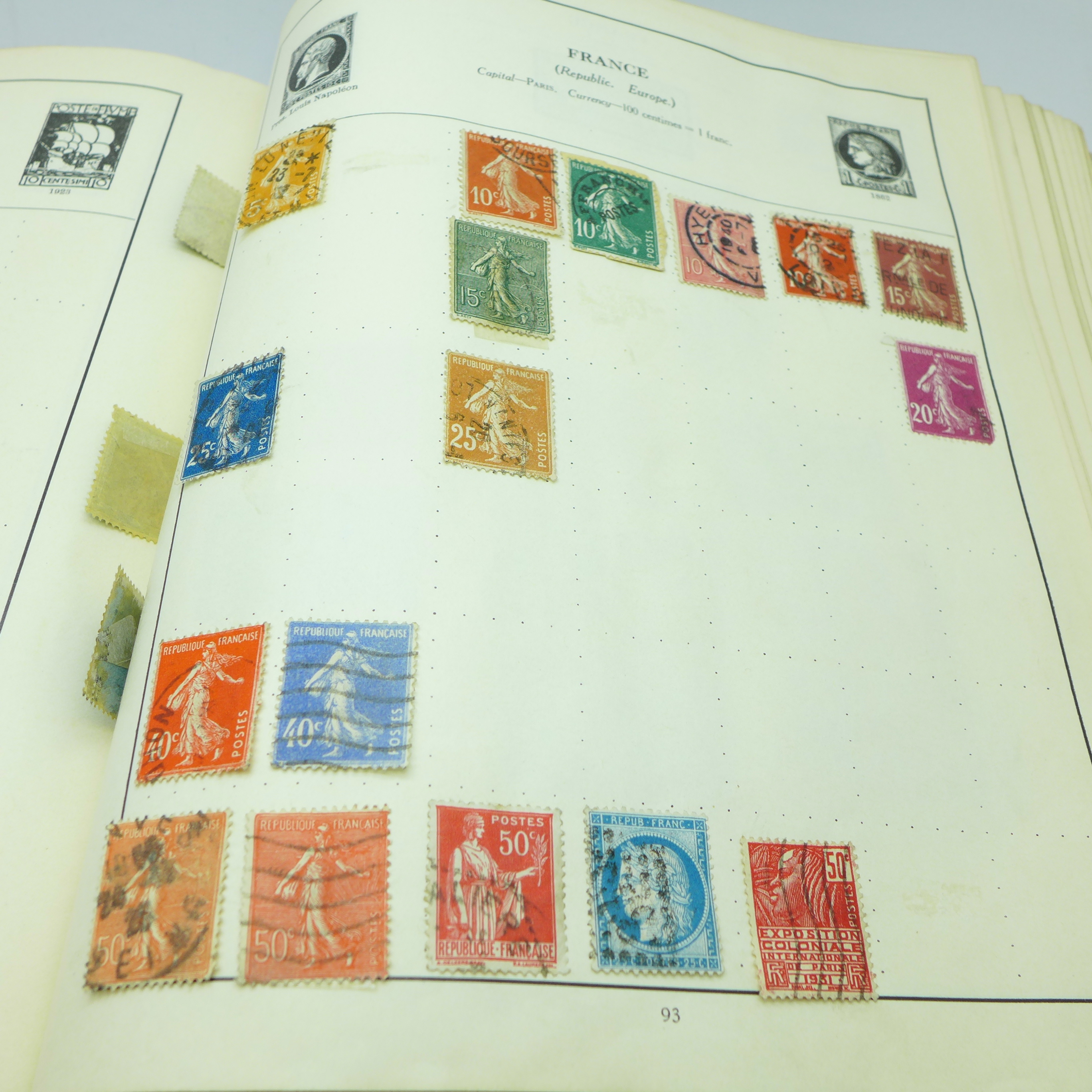 The Strand stamp album, British and worldwide stamps, including Penny Reds