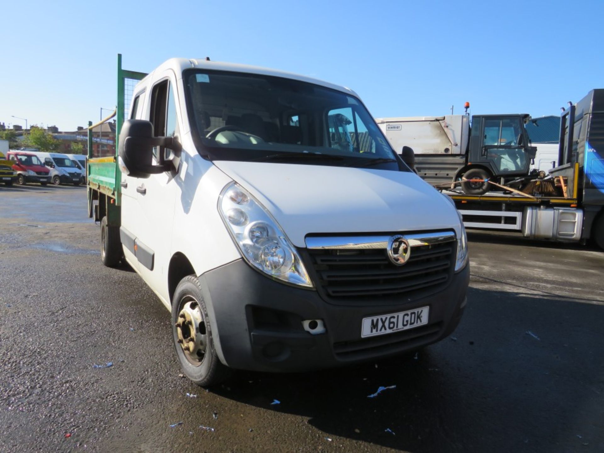 61 reg VAUXHALL MOVANO R4500 L3H1 CDTI DRW TIPPER (DIRECT COUNCIL) 1ST ...