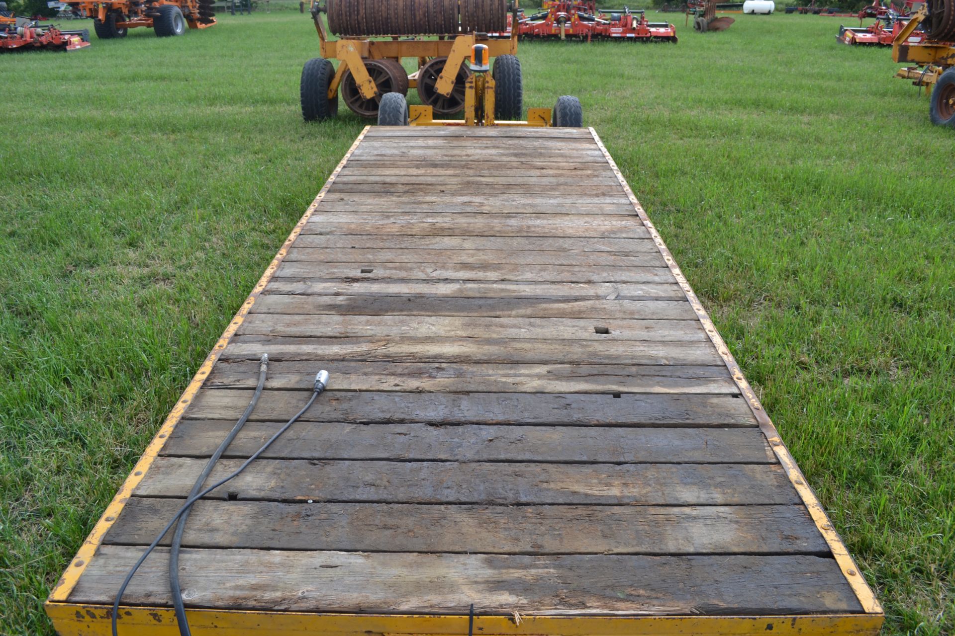 16ft x 6ft single axle low loader trailer. LH
