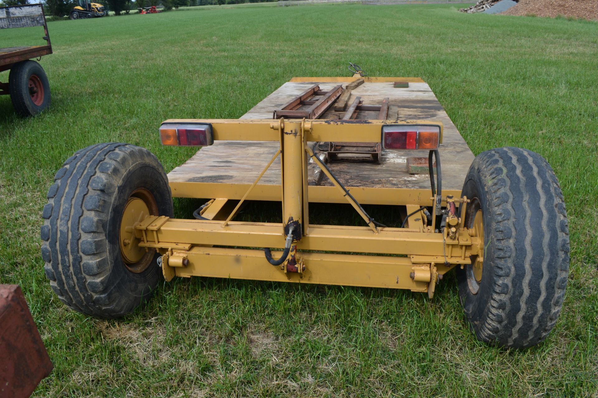 16ft x 7ft single axle low loader trailer. LH