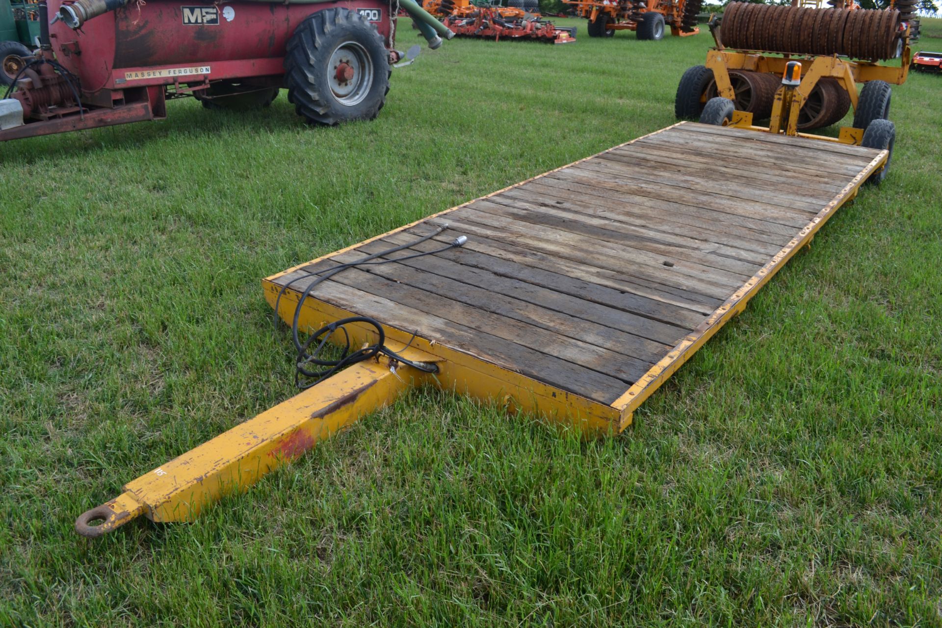 16ft x 6ft single axle low loader trailer. LH