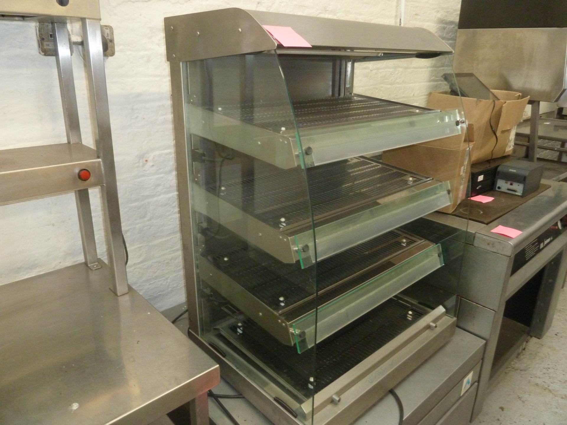 * 4 tier heated grab and go (985H x 700W x 550D)