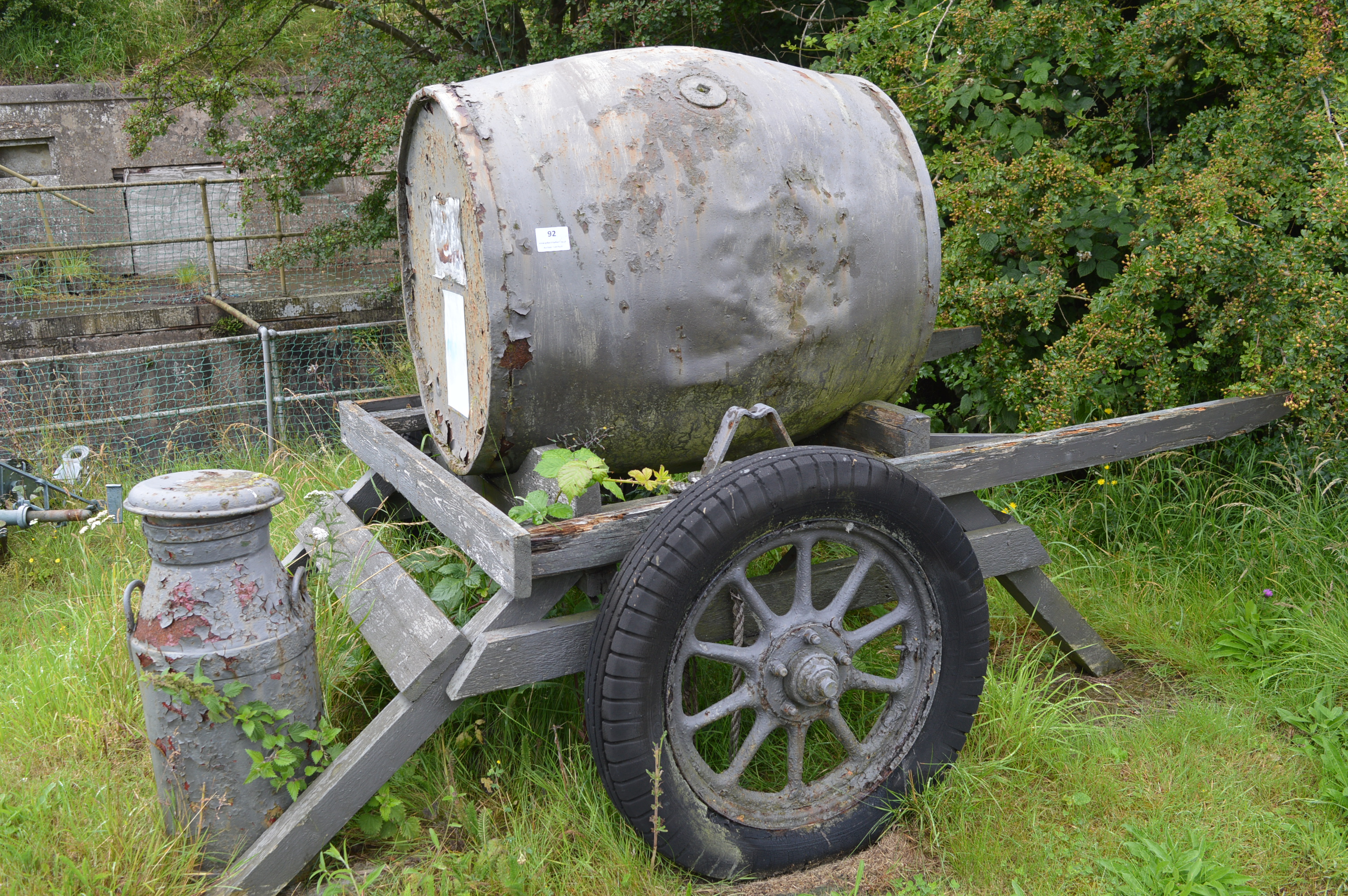 WWI Style Field Water Cart