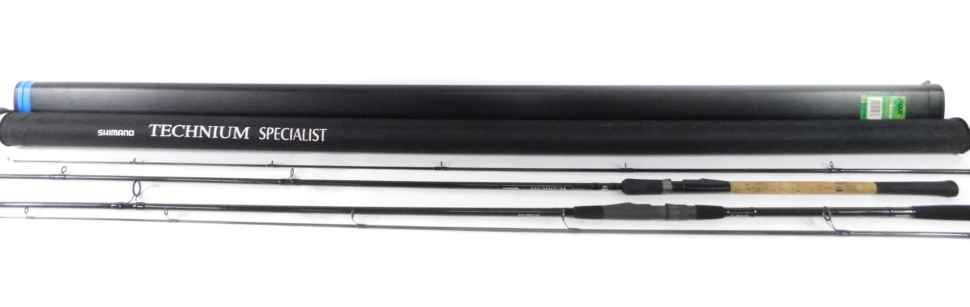 A Shimano Technium Specialist carbon fibre two piece course fishing rod ...