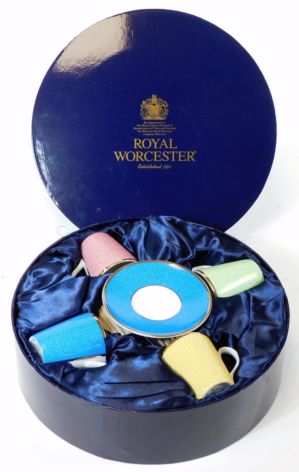 A Royal Worcester boxed Celebration of HRH Queen tea set, various ...