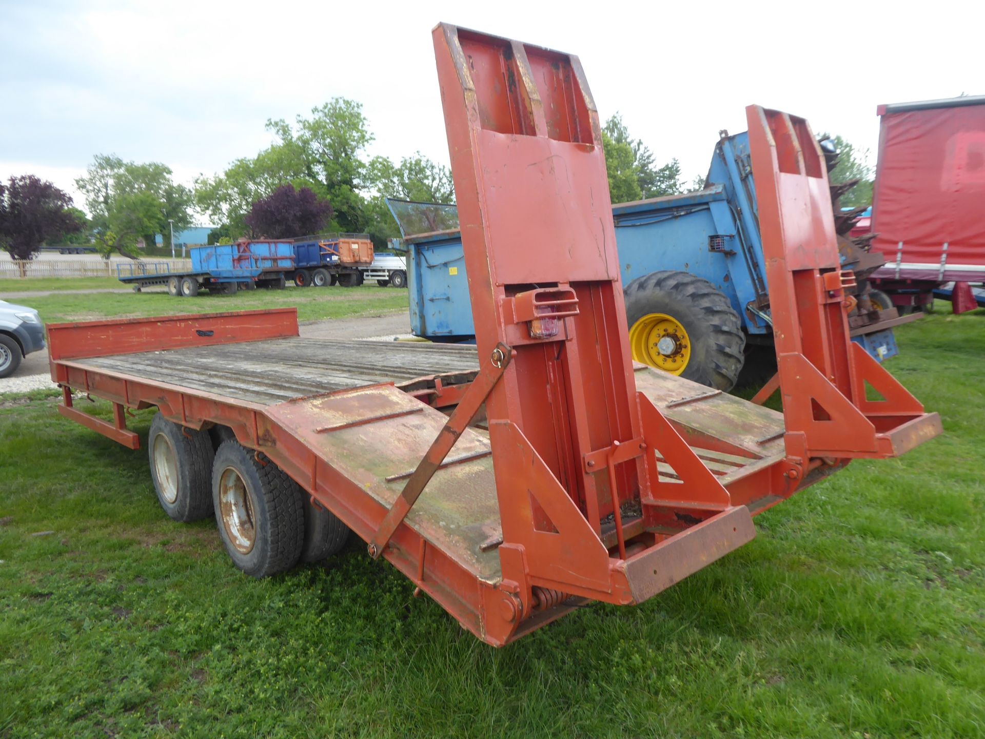 Herbst 16T low loader plant trailer