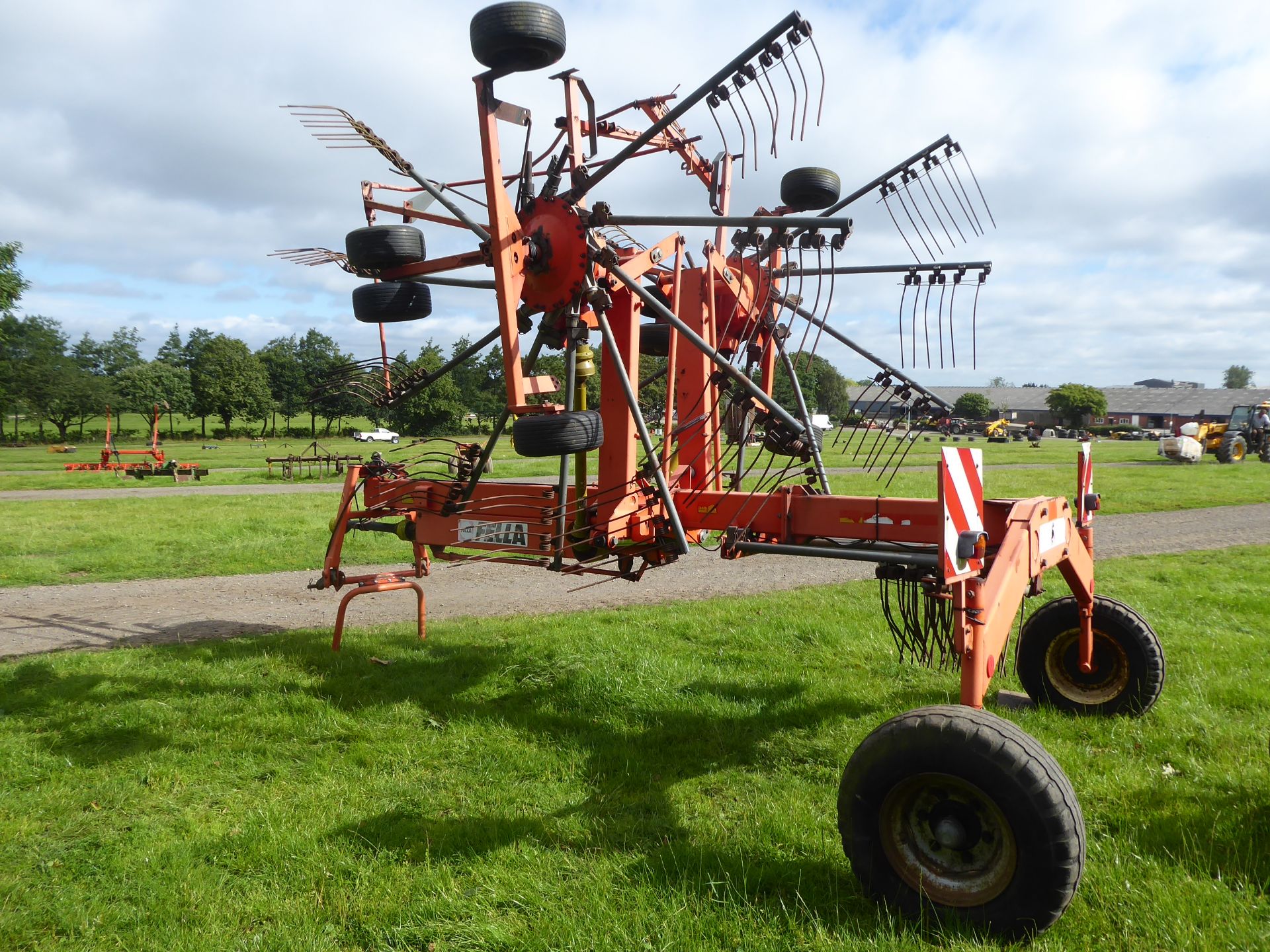Fella twin rotor rake