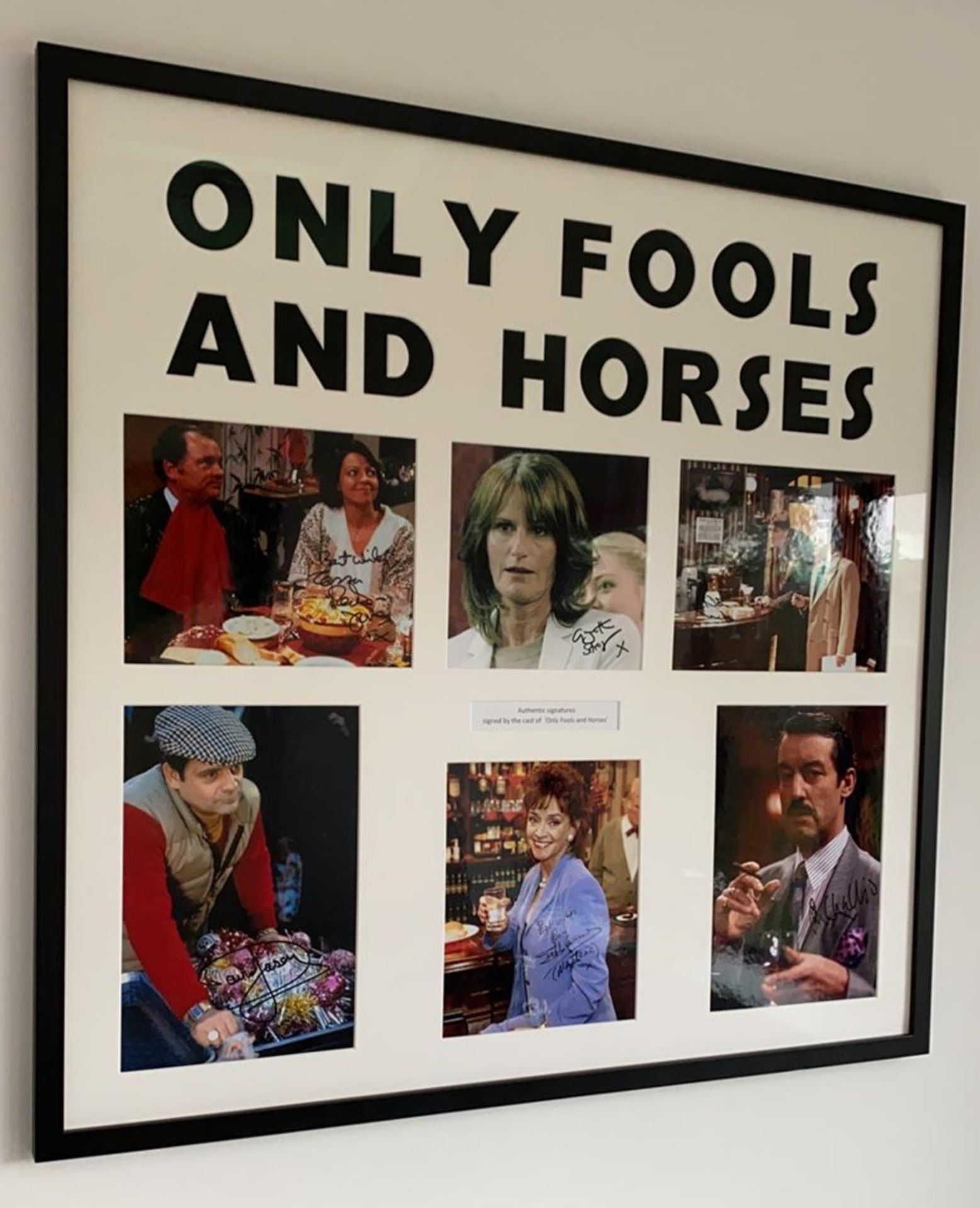 1 x Signed Autograph Framed Picture - ONLY FOOLS AND HORSES - Classic ...