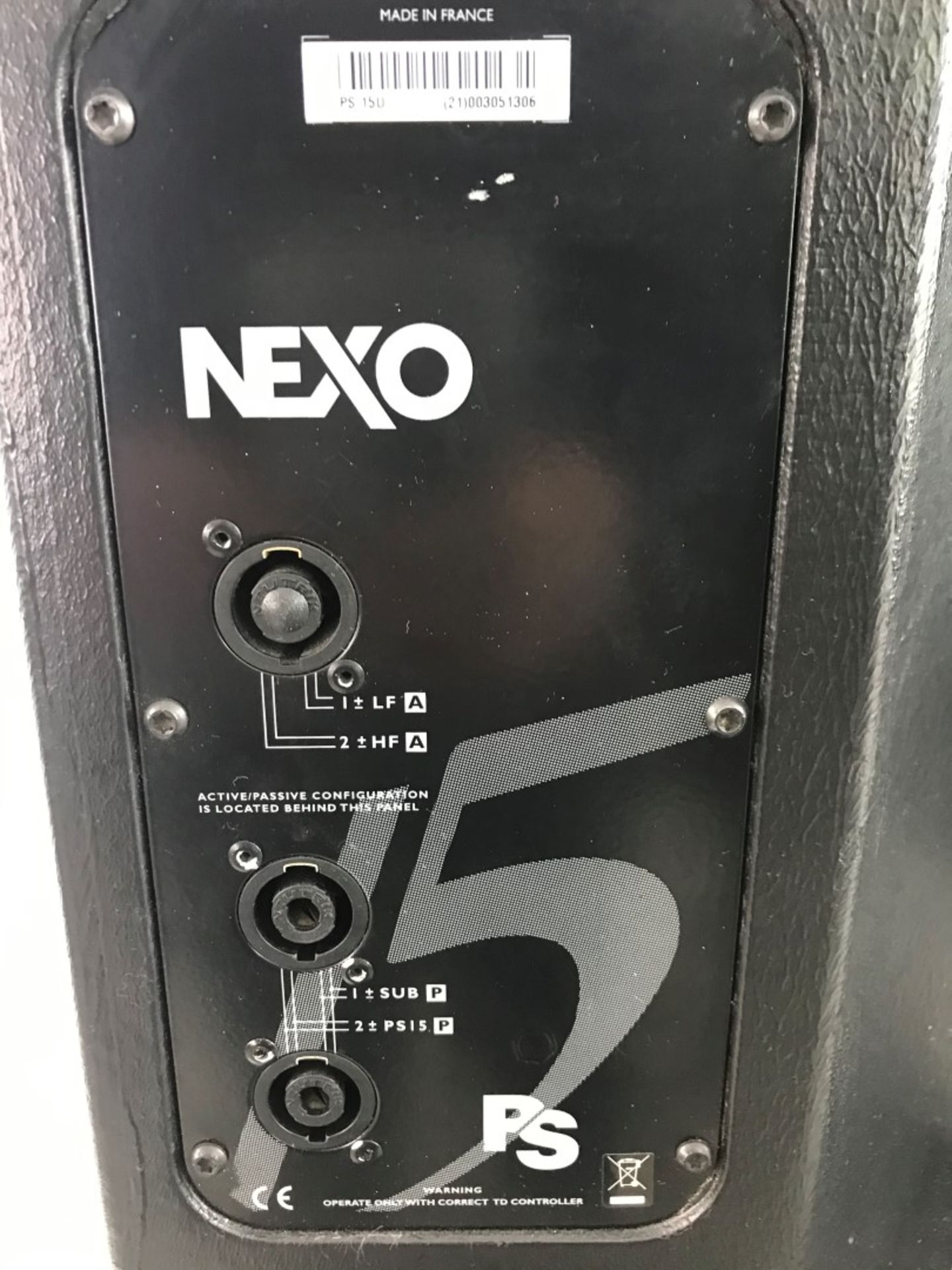 2 x Nexo PS15 Speakers (pair of) In Dual Flight Case - Ref: 105 - CL581 ...