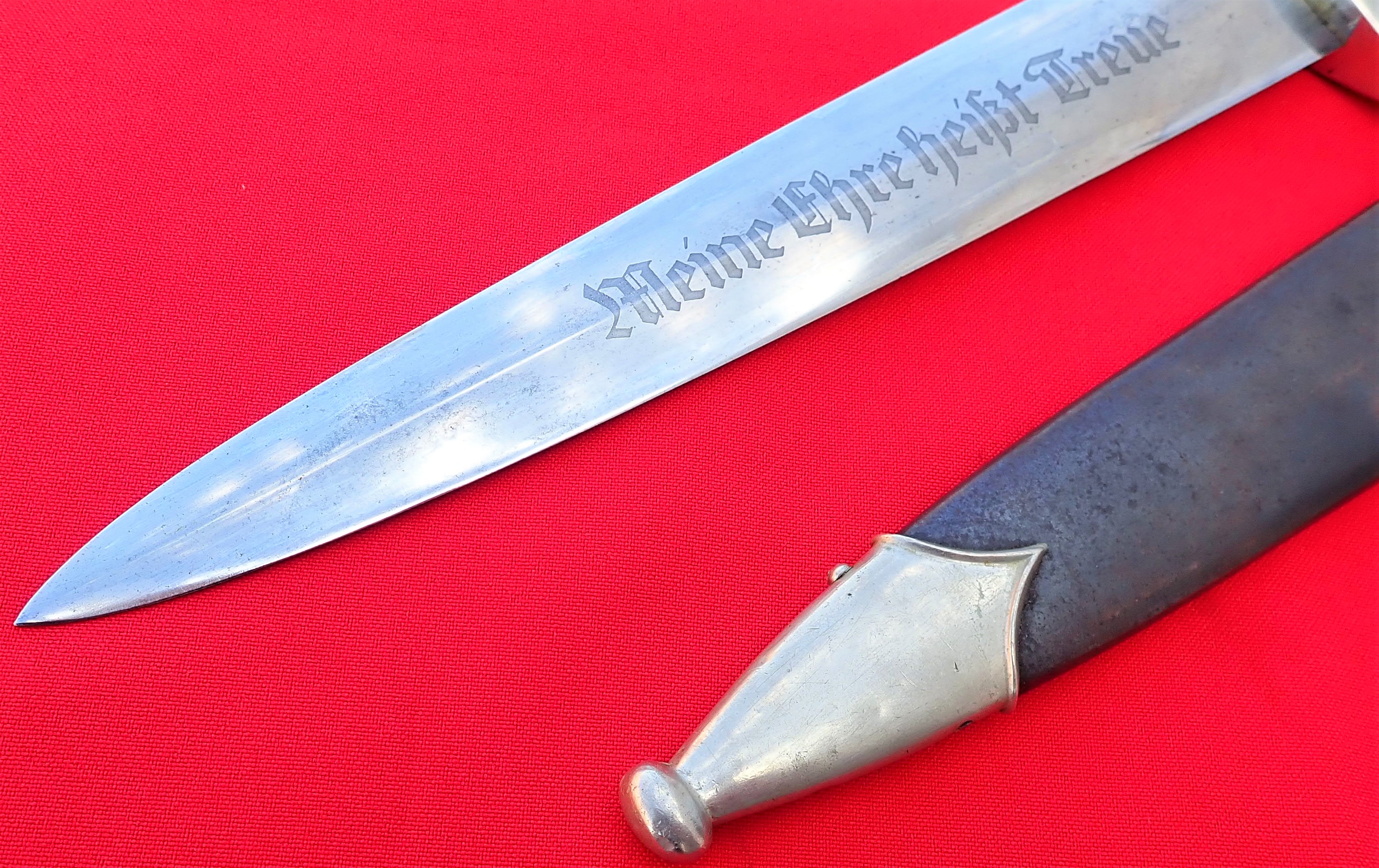 WW2 Nazi Germany S.S. 1933 1st pattern ‘Ground Rohm’ dagger & scabbard ...