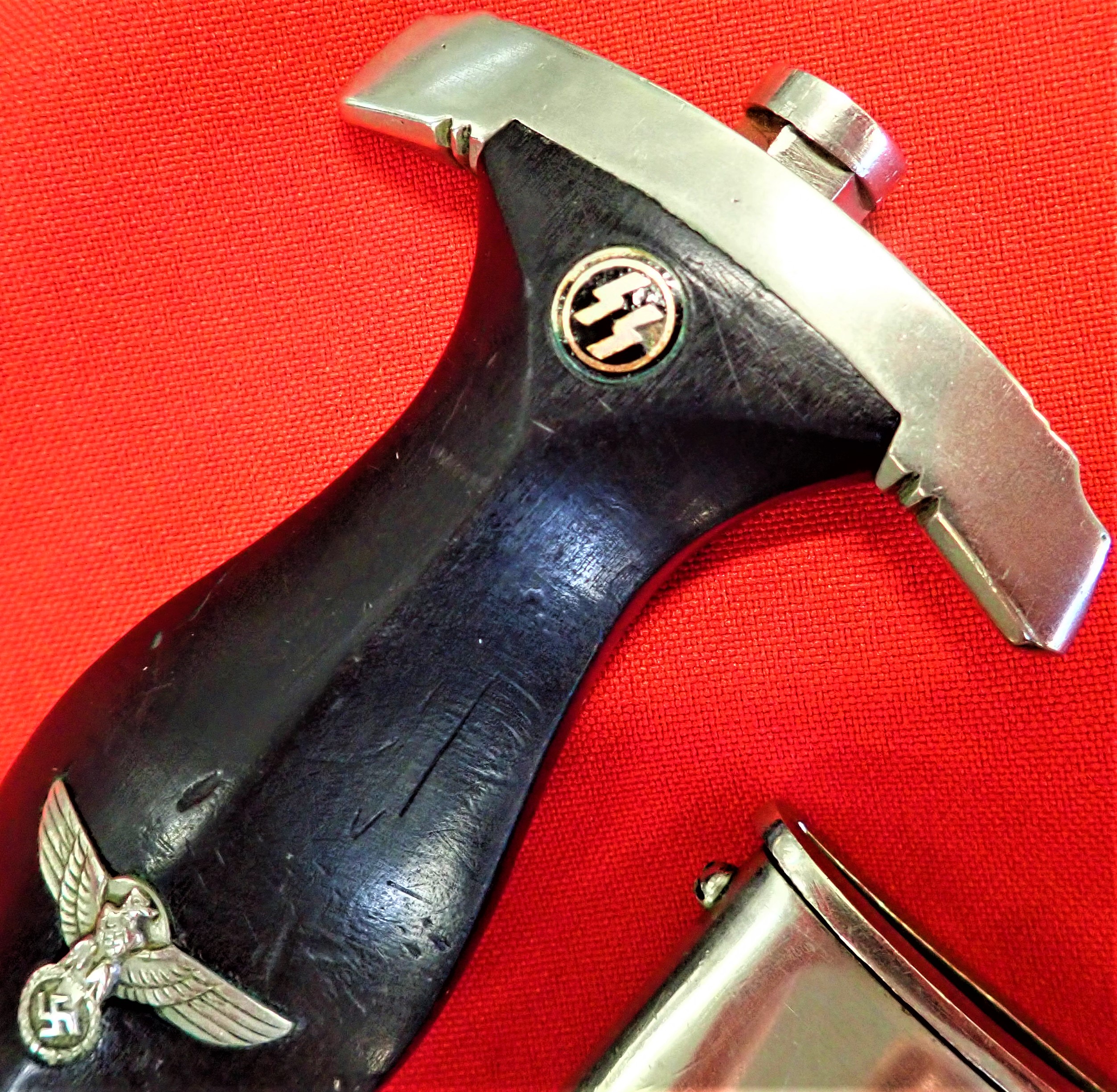 WW2 Nazi Germany S.S. 1933 1st pattern ‘Ground Rohm’ dagger & scabbard ...