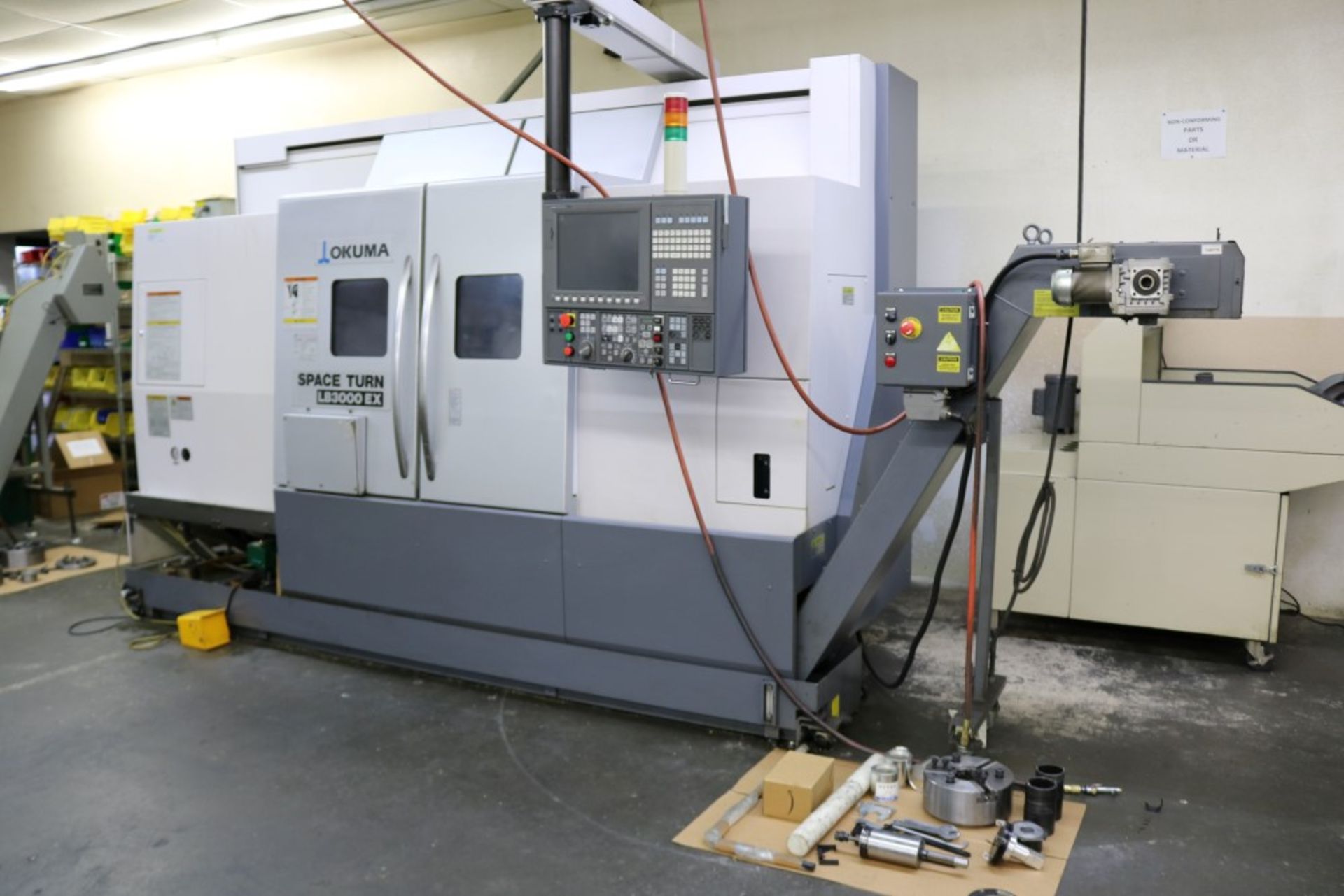 2012 Okuma LB-3000 EX-MY CNC Lathe, 3.1" Bore, 2.75" Bar Capacity Tool ...