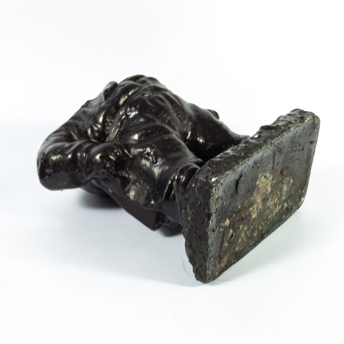 A Victorian treacle glazed stoneware novelty tobacco jar, Jack Tar ...