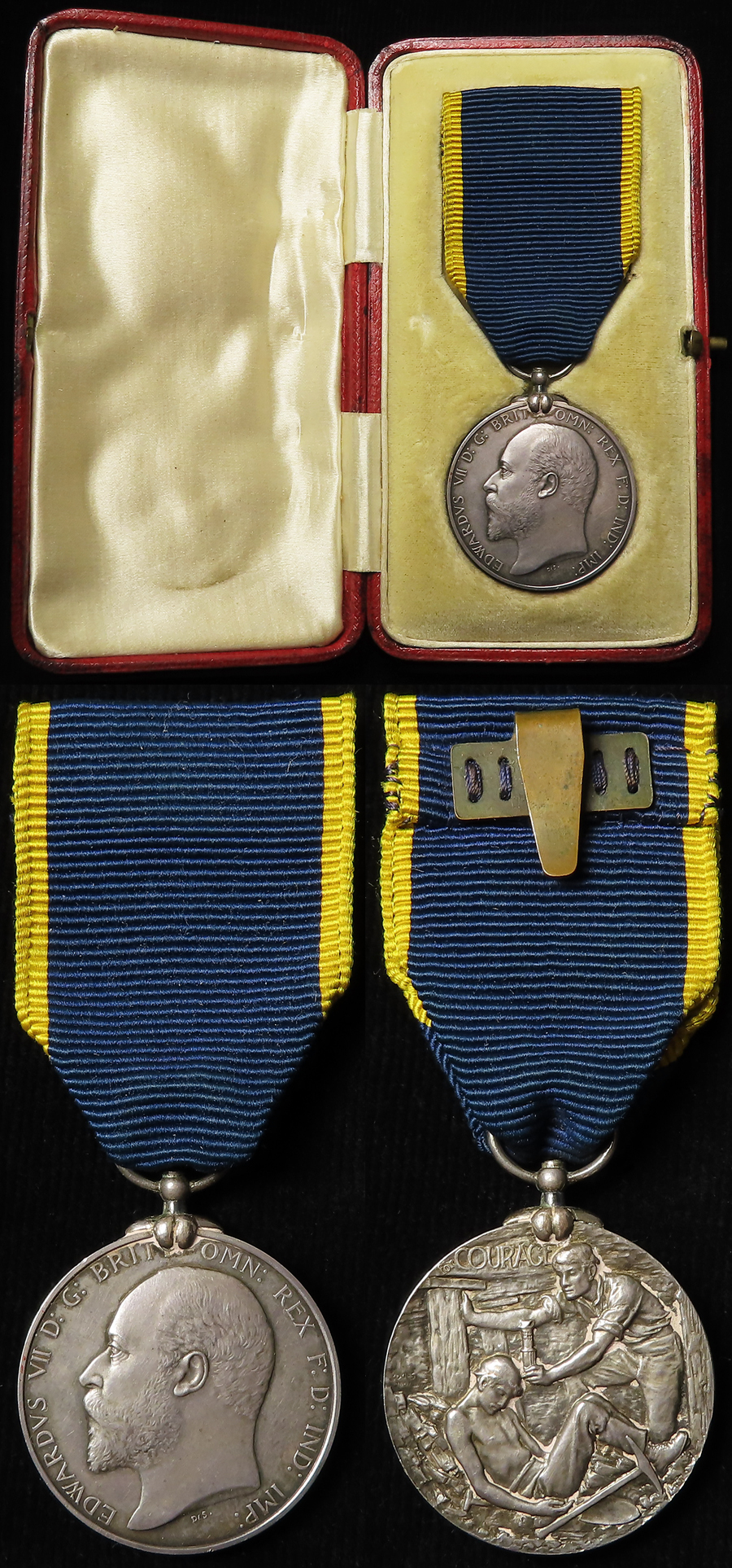 Edward Medal, the miner’s V.C. One of the rarest British and ...