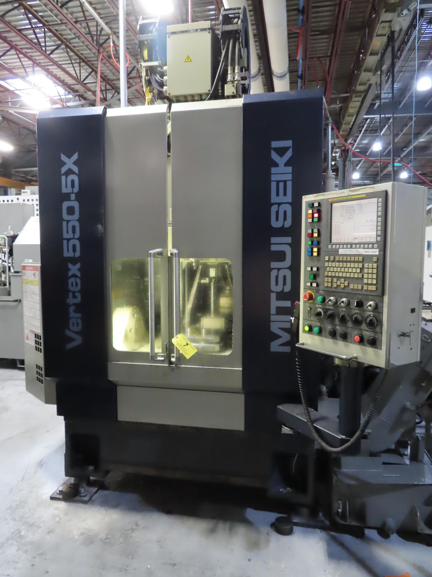 2006, Mitsui Seiki Vertex 550-5X CNC VMC full 5-axis, Fanuc Series 31i ...