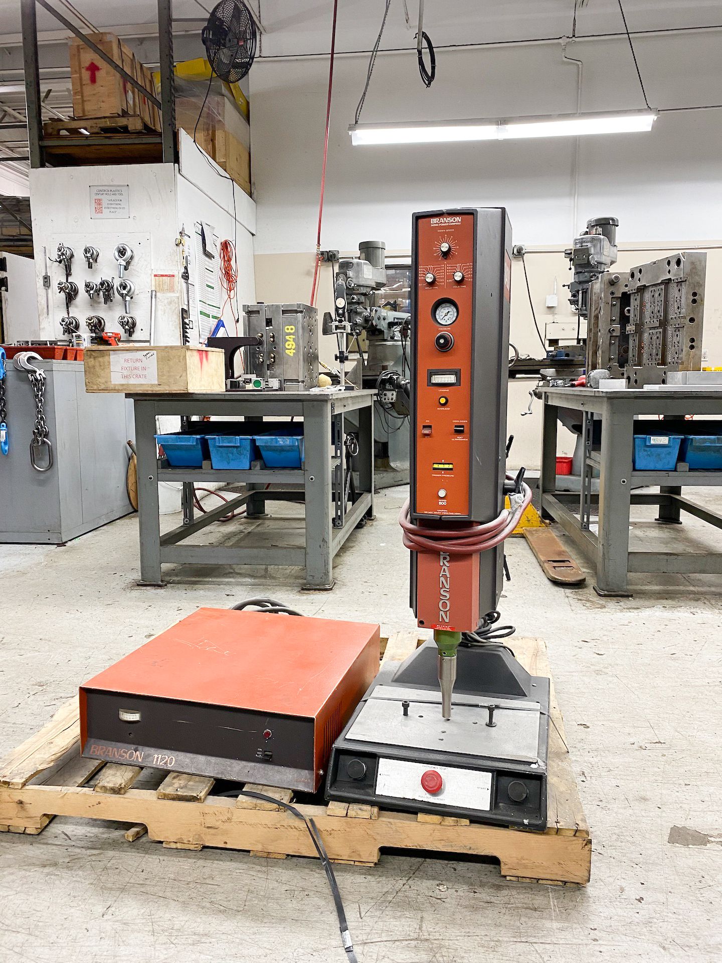 Branson 8400 Ultrasonic Welder, S/N: WT102408 **Located in Elk Grove ...