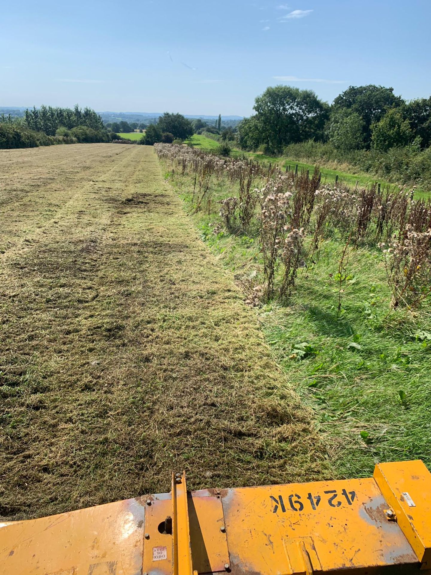 DS - BOMFORD FLAIL MOWER, 6 FOOT CUT, WORKS WELL *PLUS VAT* COLLECTION ...