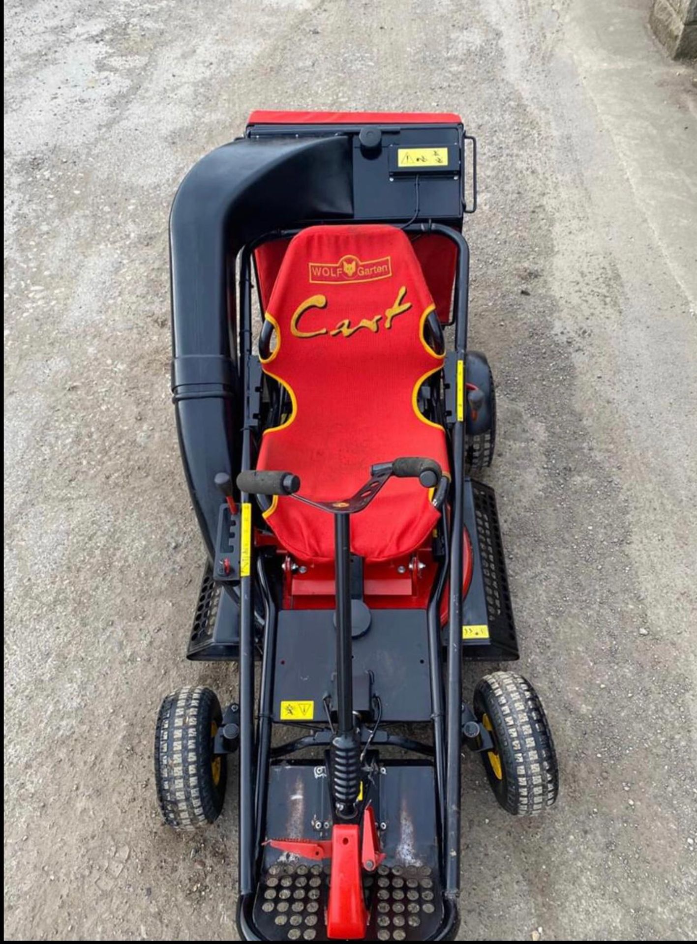 DA - WOLF GARTEN RIDE ON LAWN MOWER / BUGGY *NO VAT* RUNS AND WORKS ...