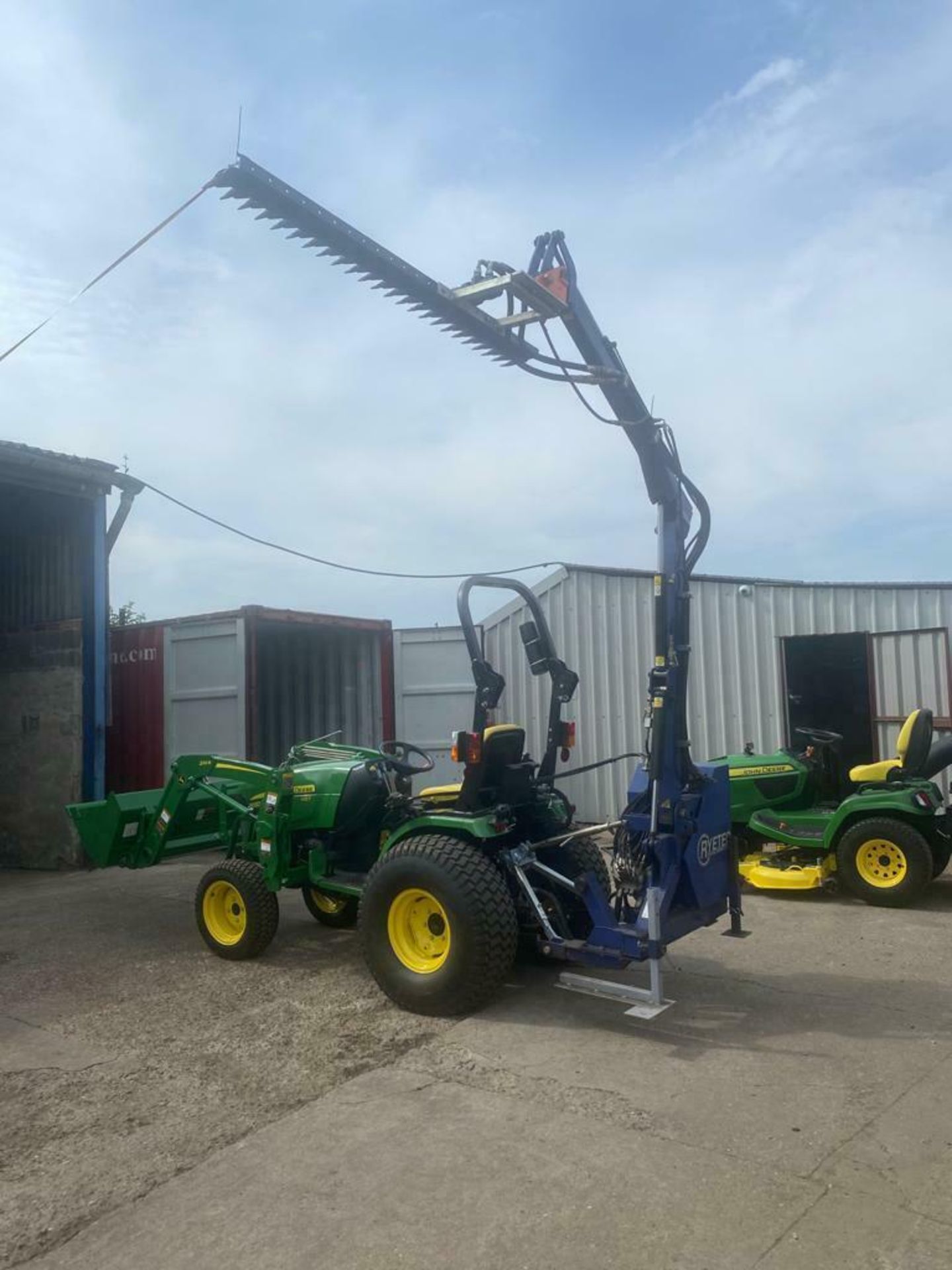 MA - RYETEC 320 SIDE ARM FLAIL HEDGECUTTER COMPLETE WITH FINGER BAR ...