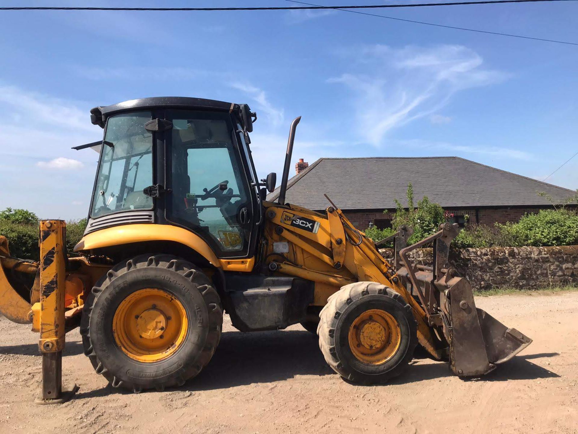 DS - 2003 JCB 3CX CONTRACTOR, 4-IN-1 BUCKET, EXPANDING BOOM BACKHOE ...