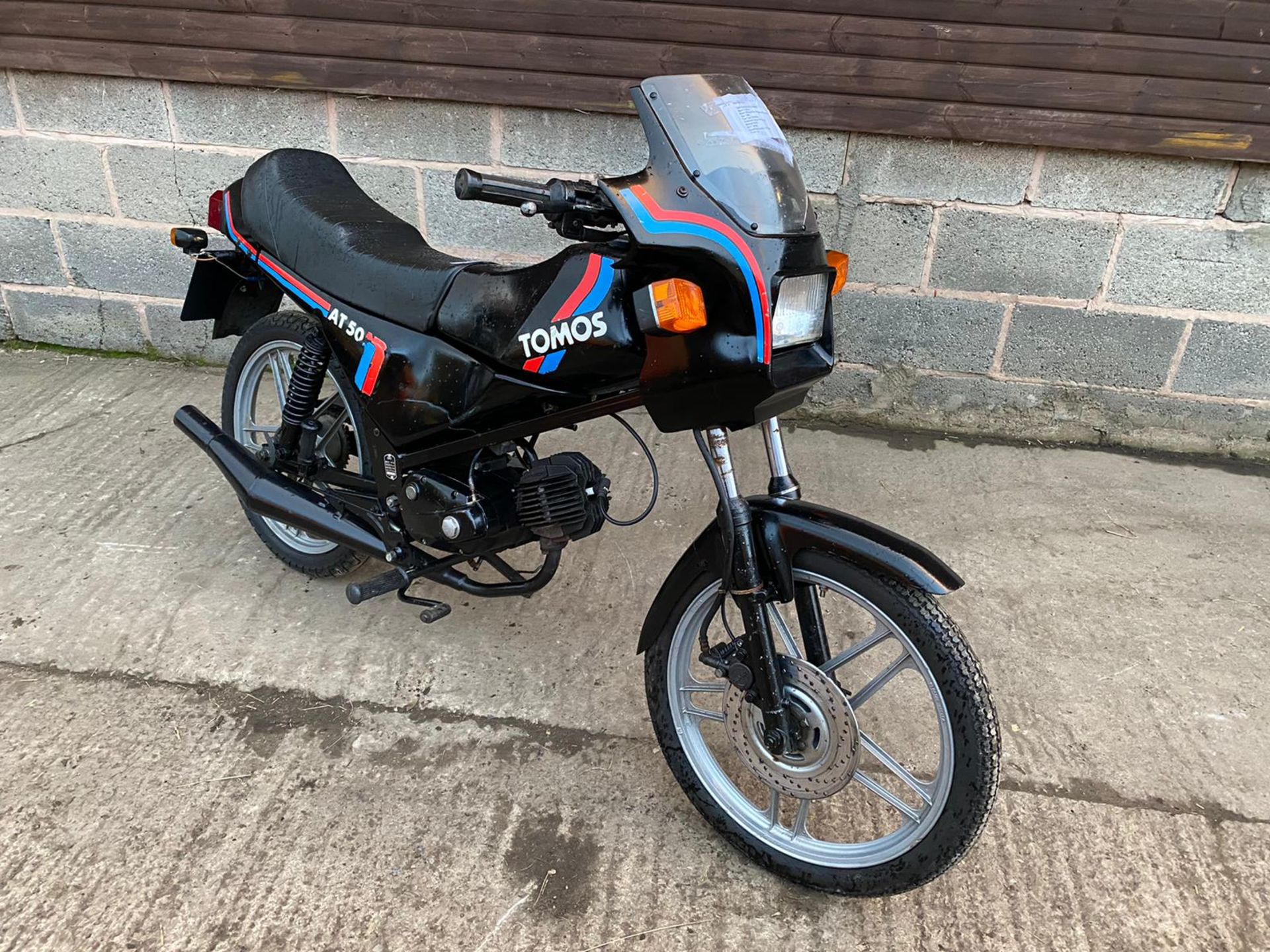 TM - TOMOS AT50 MOPED, YEAR 1989, PETROL, MILEAGE: 34,180, DOCUMENTS ...