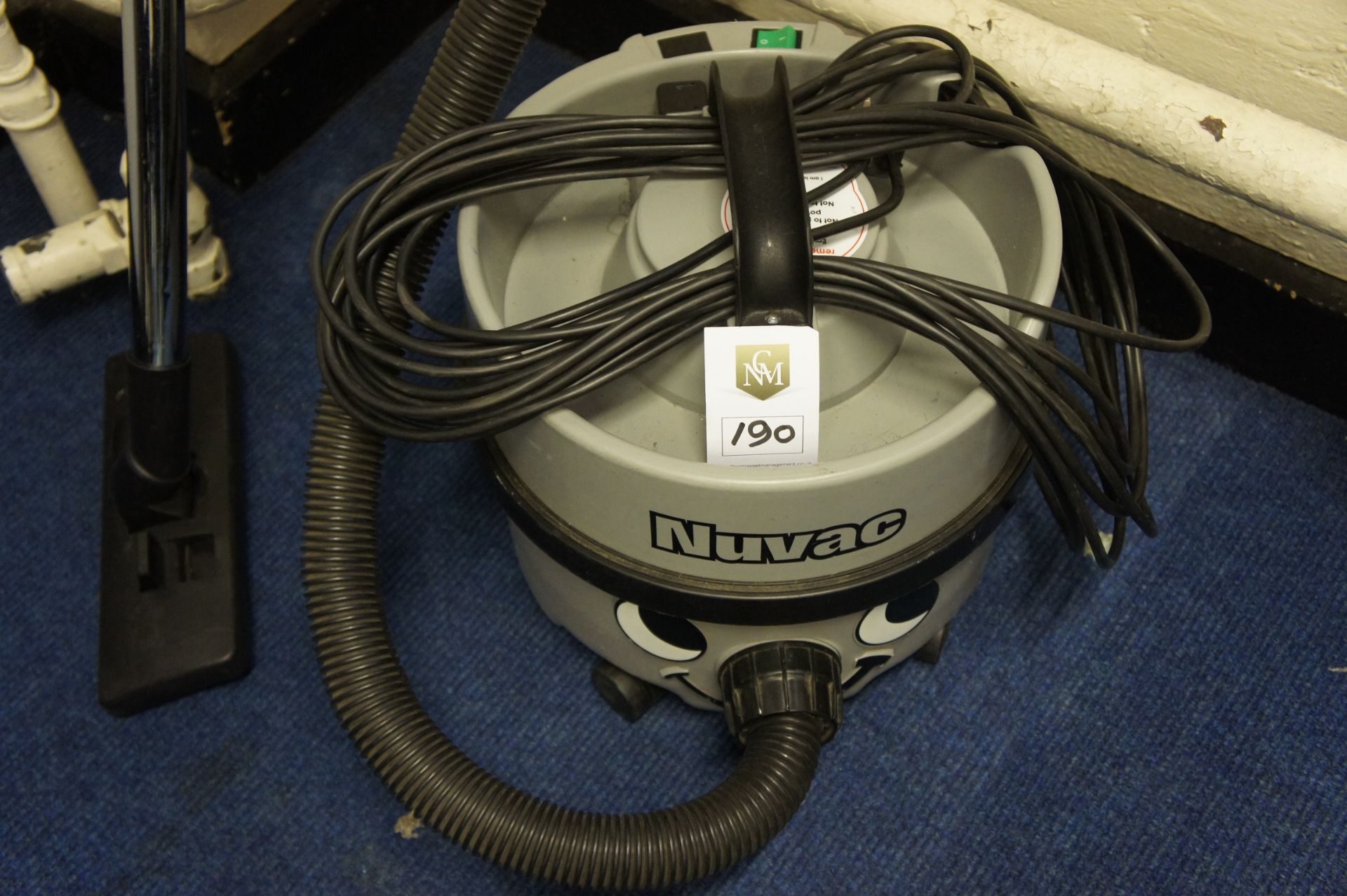 Nuvac vacuum cleaner Appraisal: Used Model/Serial No: Hours/Miles: D21 ...